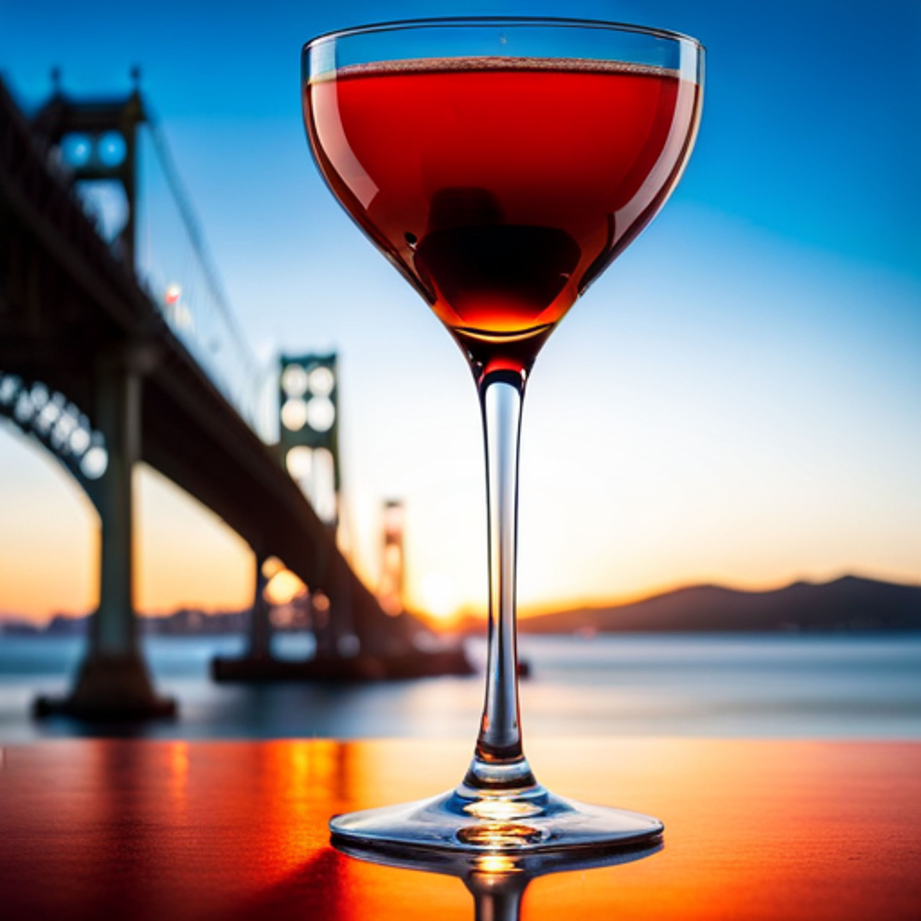 Crimson Blaze, Fiery, sweet, and visually striking cocktail