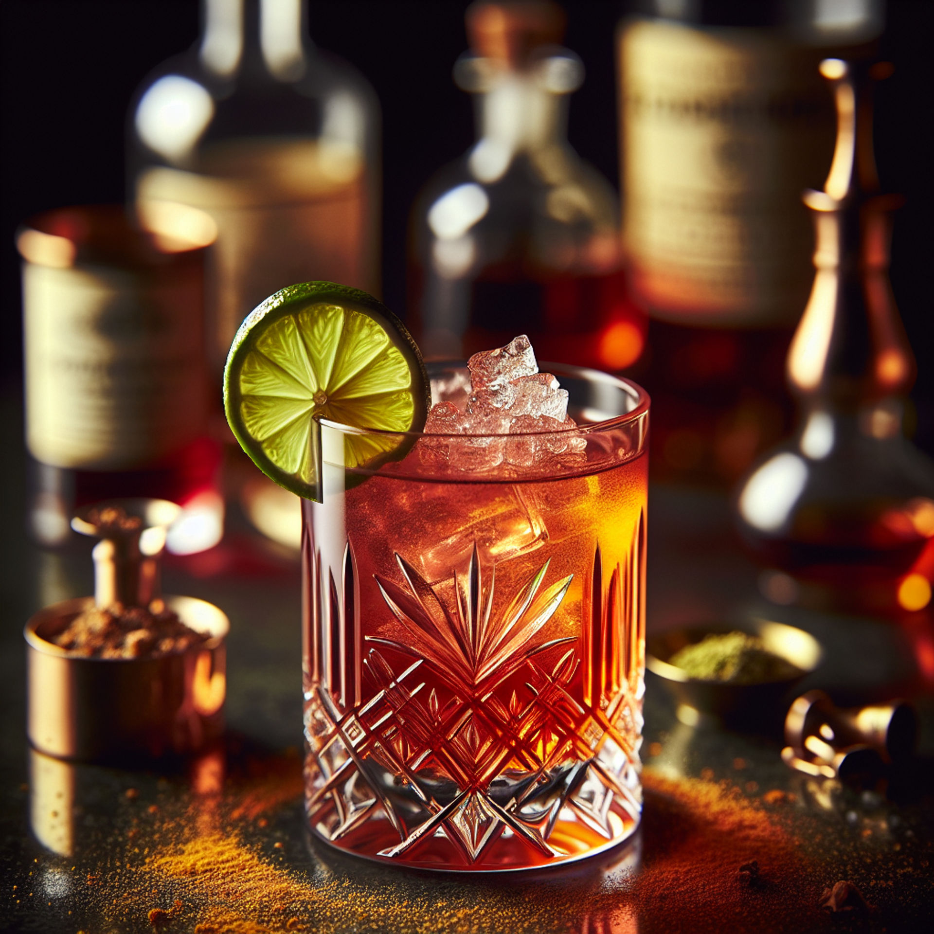 Crimson Explorer, Adventurous cocktail with Alchermes, rum, port, and ...