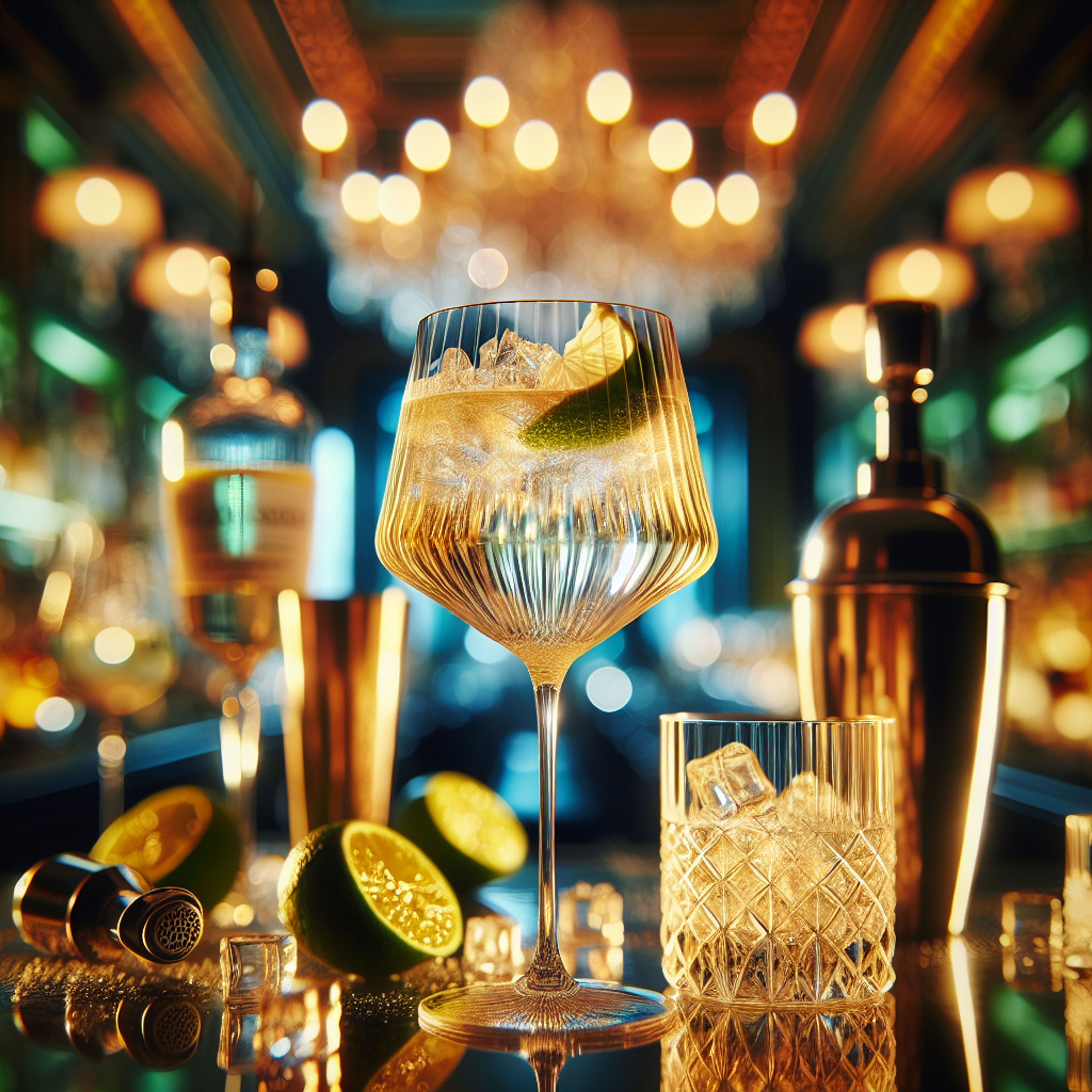 Crystal Aviator Spritz, Luxurious twist on Airmail cocktail