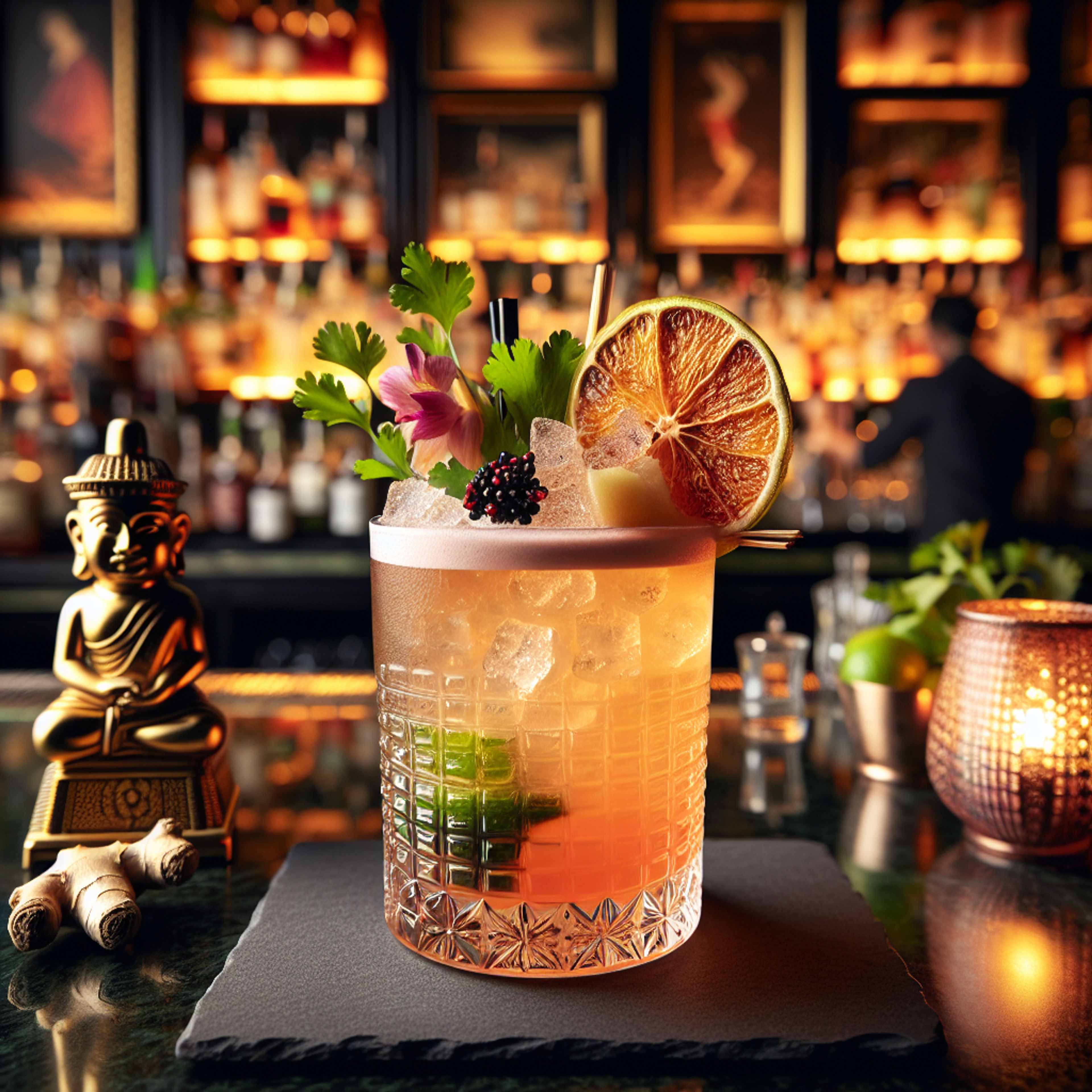 Dragon of the Andes, Peruvian-Chinese fusion cocktail with Pisco and ...