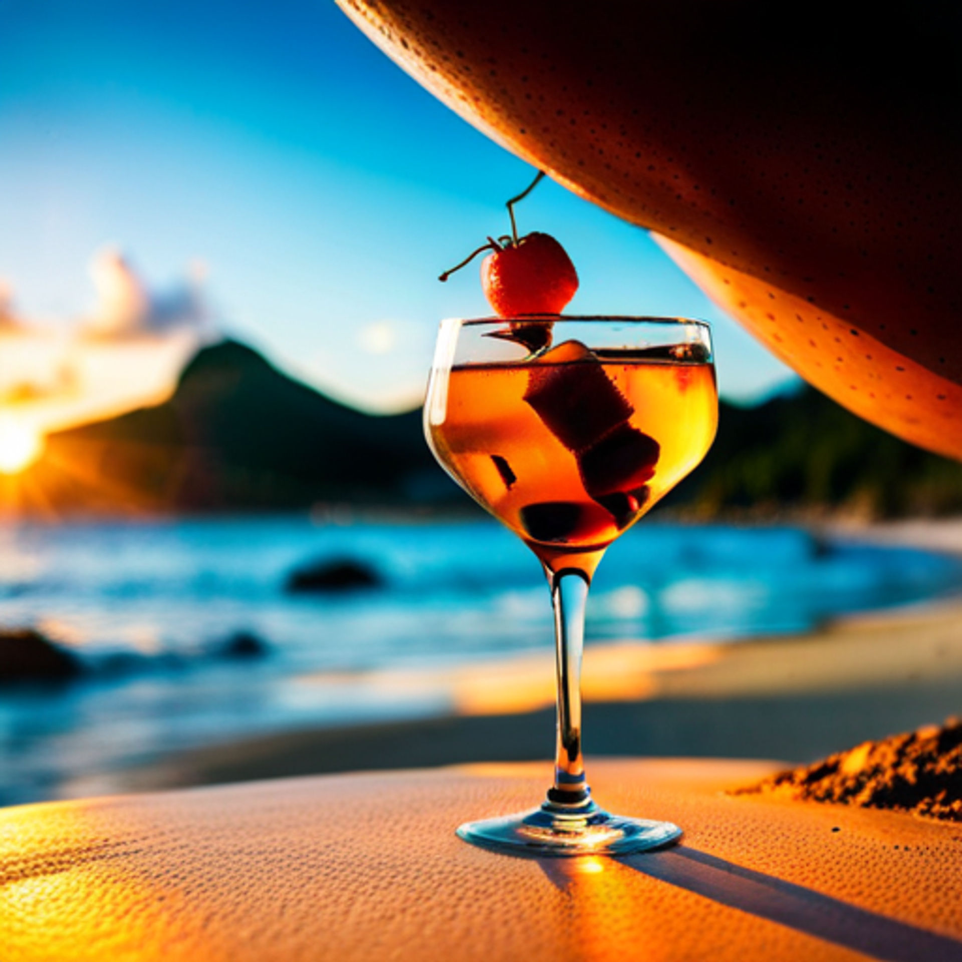 Dragon's Whisper, Exotic dragonfruit cocktail with white rum