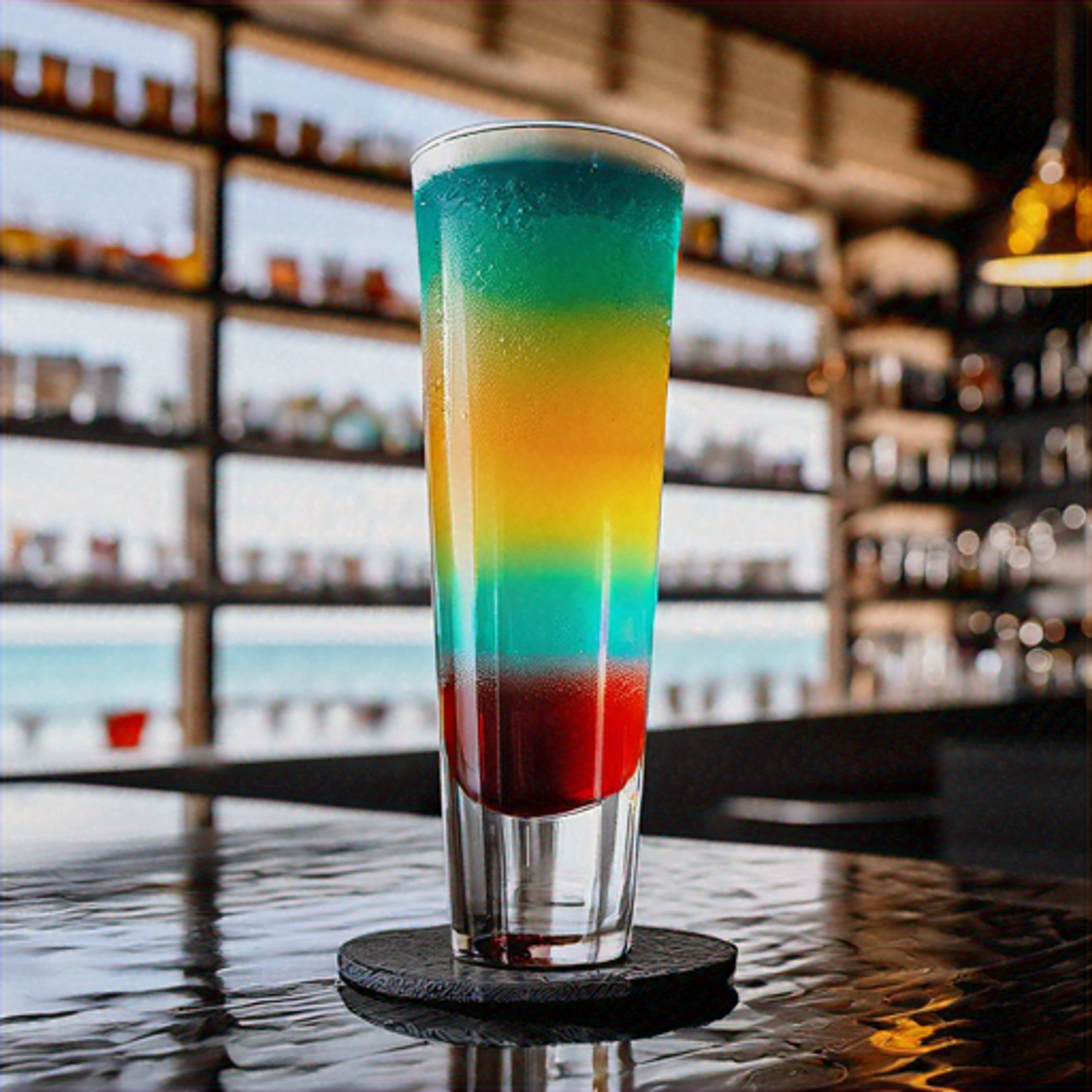 Eclipse Euphoria, Luxurious champagne cocktail with visually stunning ...