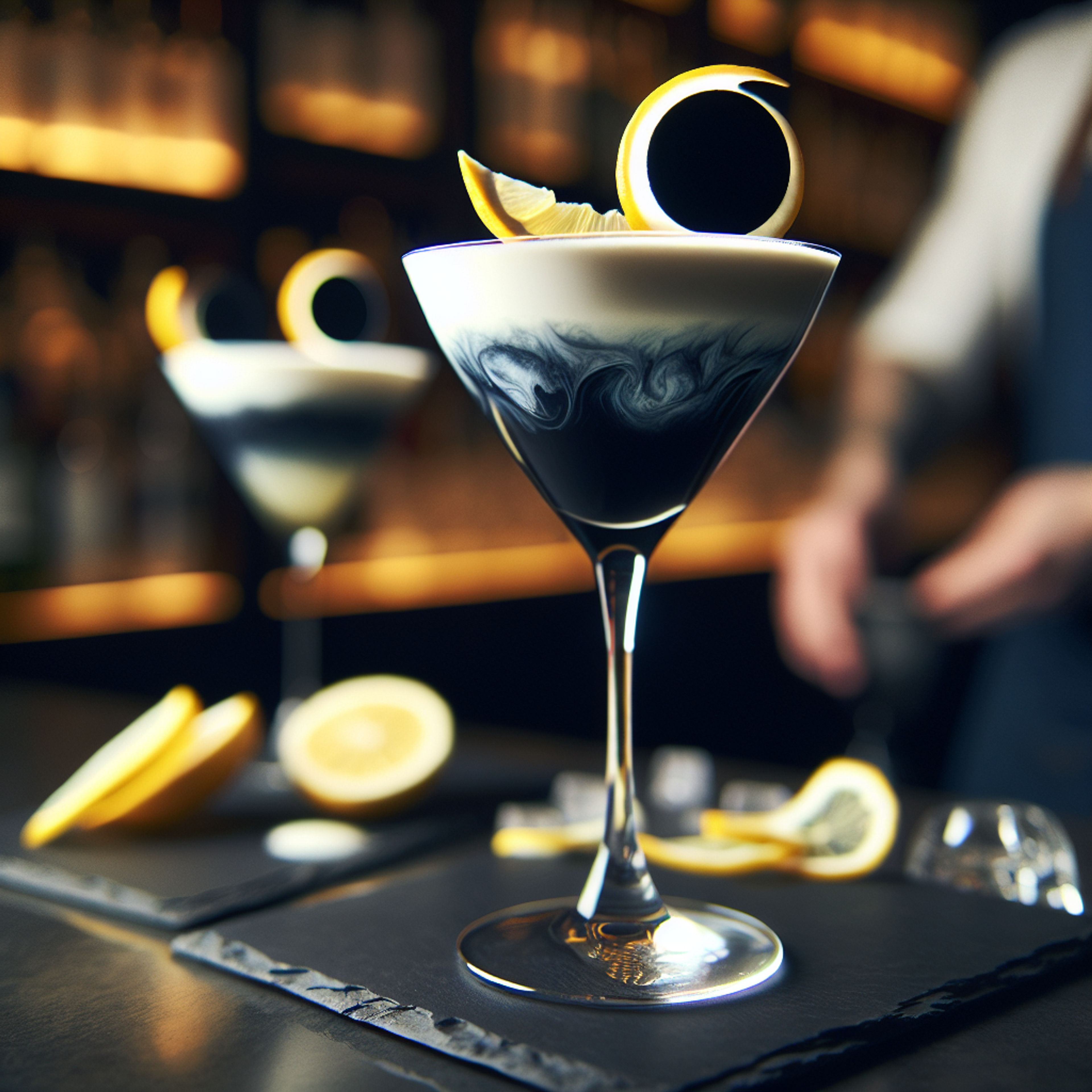 Eclipse Martini, Eclipse Martini, visually stunning black and white ...