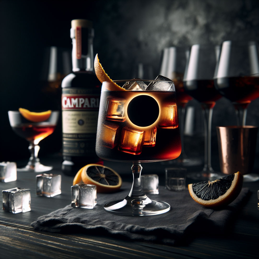 Eclipse Negroni, Bold twist on classic Negroni with black vodka