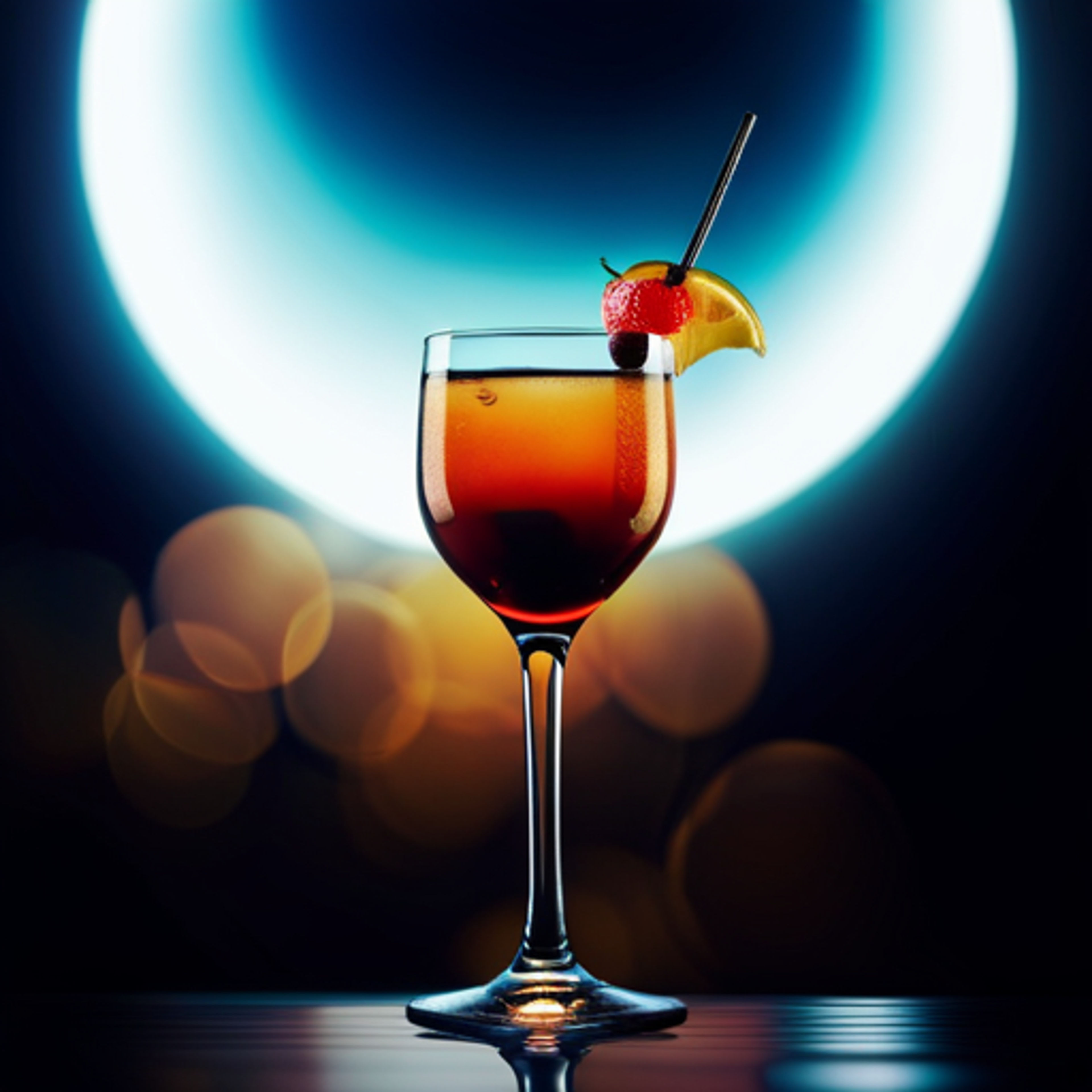 Eclipse of the Sun, Celestial cocktail with Latin American and French ...