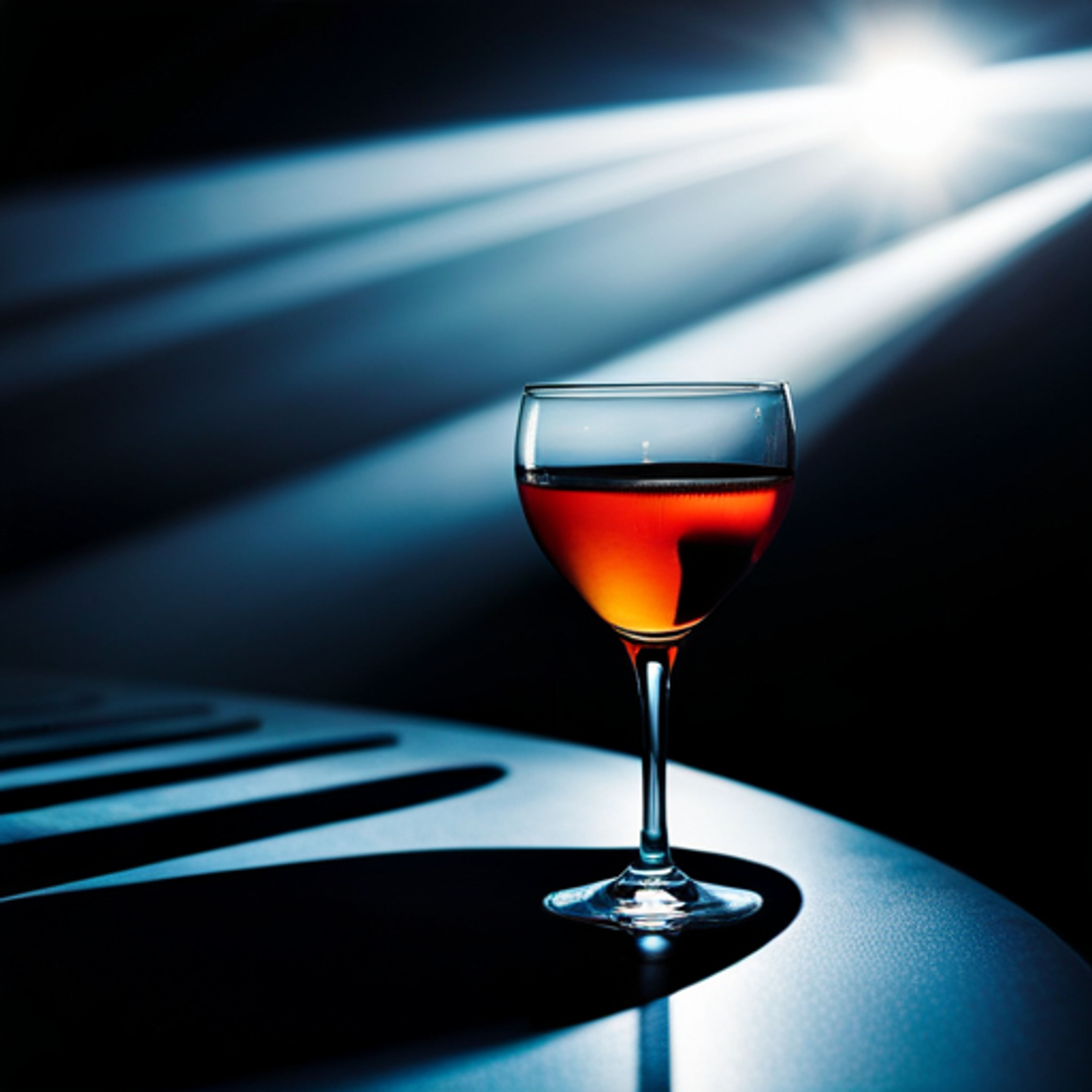 Eclipse Shadow Sour, Whiskey cocktail inspired by solar eclipse