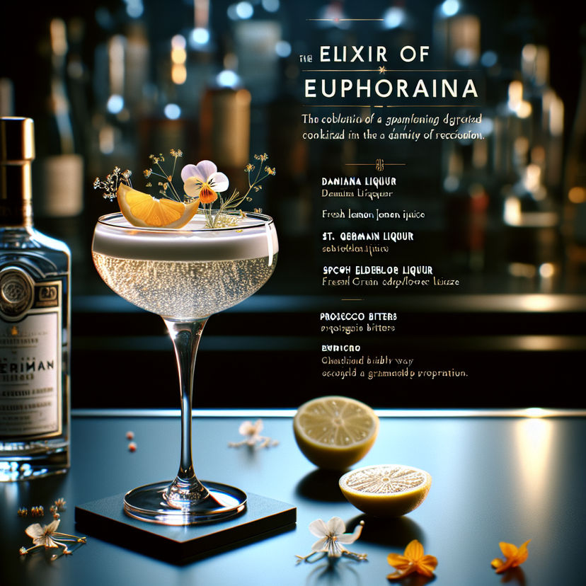 Elixir of Euphoria, Elixir of Euphoria cocktail with Damiana and St ...