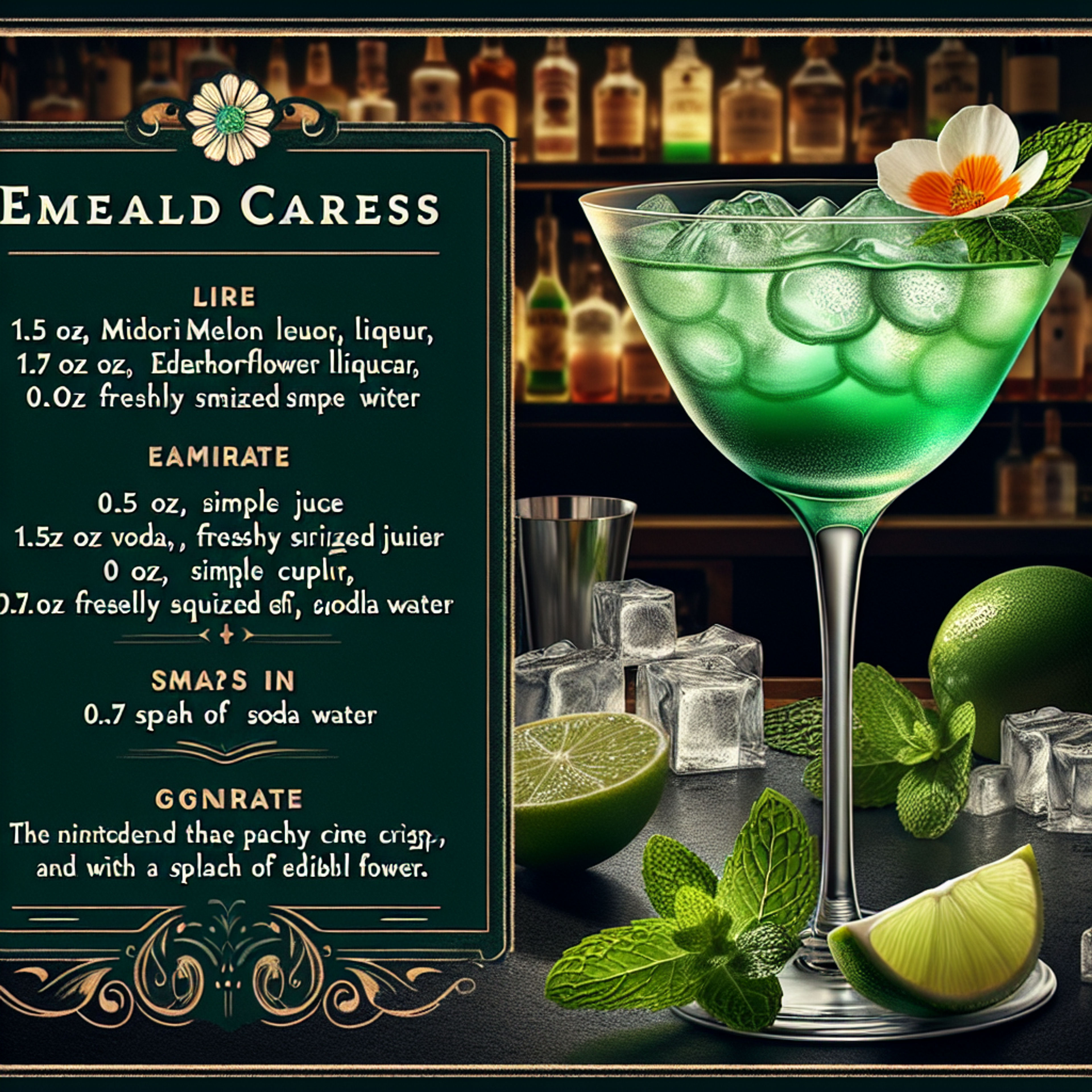 Emerald Caress, Luxurious layers of flavors with a deep, complex character