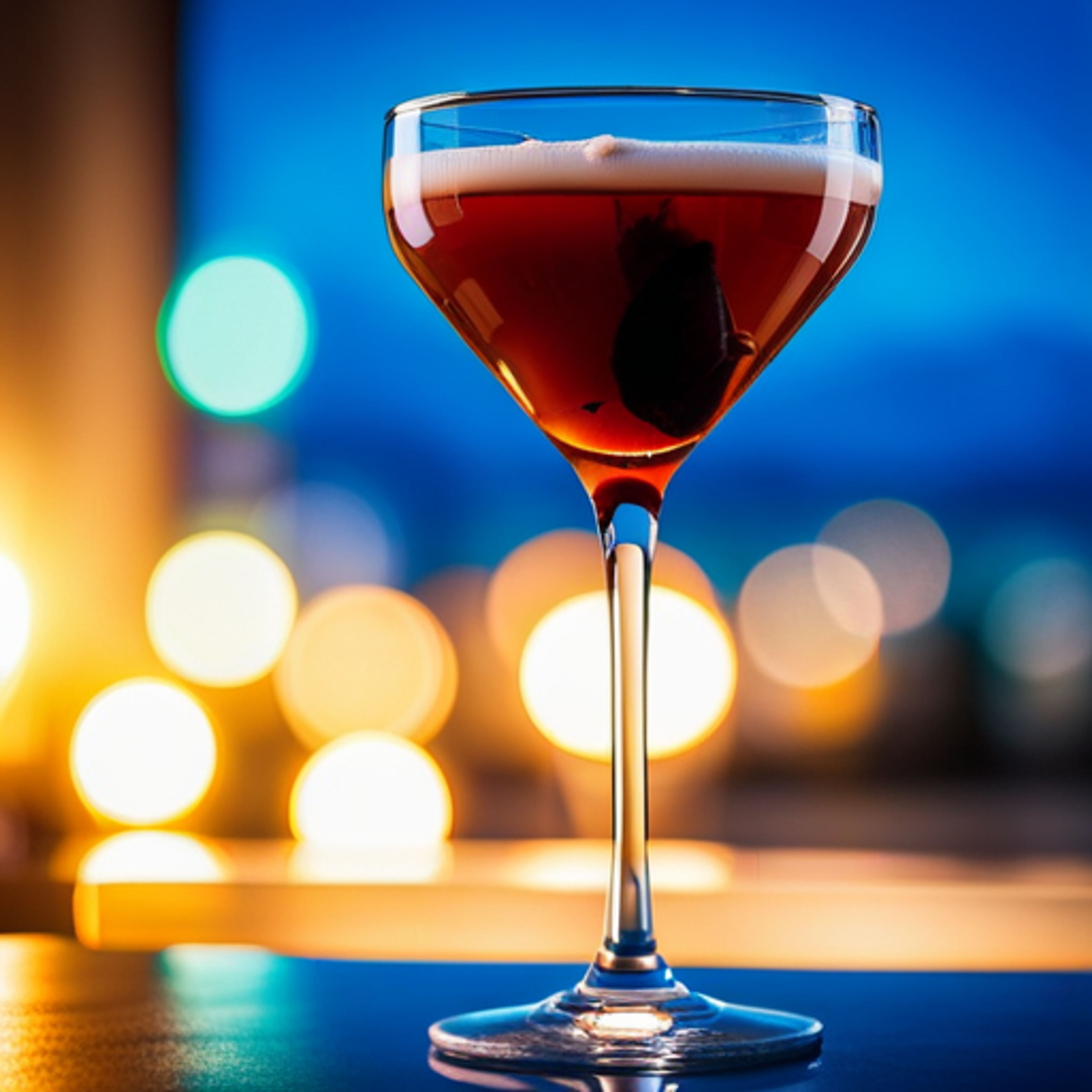 Emerald Enchantment, Mystical cocktail with Midori, fat-washed gin ...