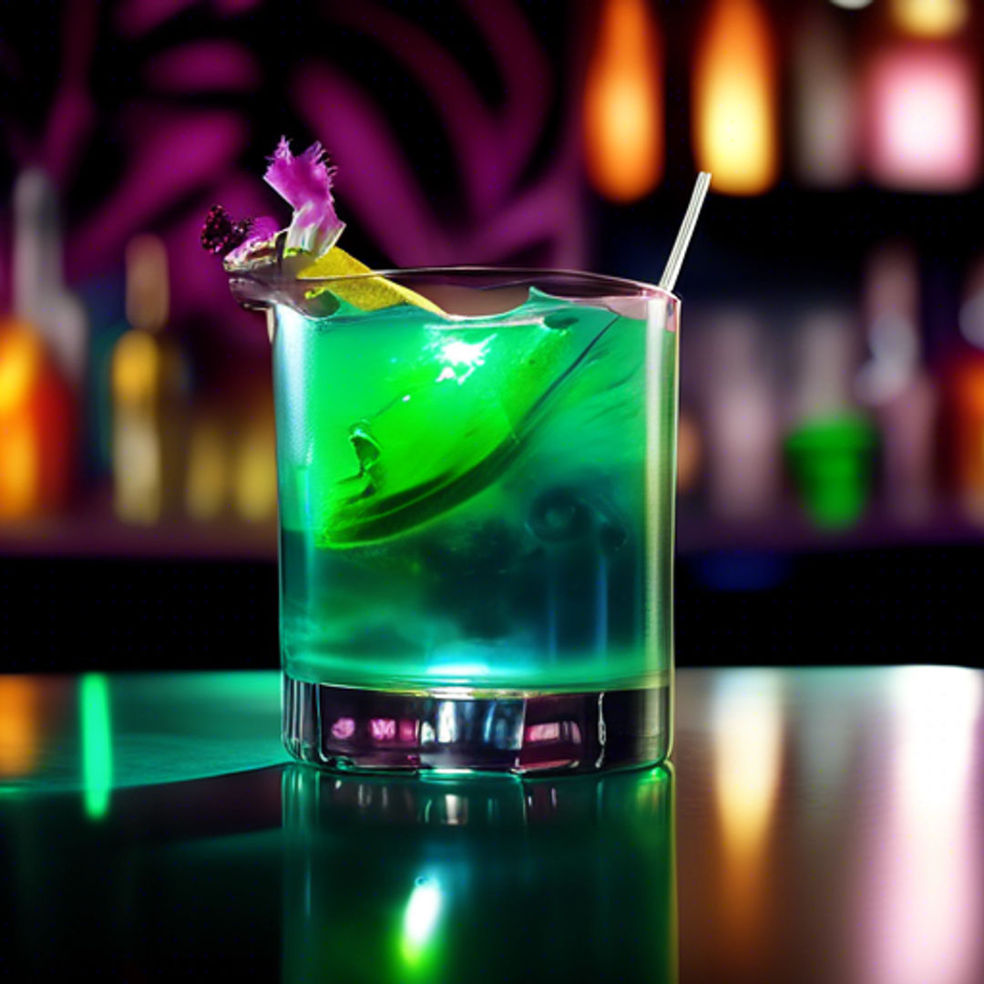 Emerald Enchantment, Herbal Green Chartreuse cocktail with lime and ...