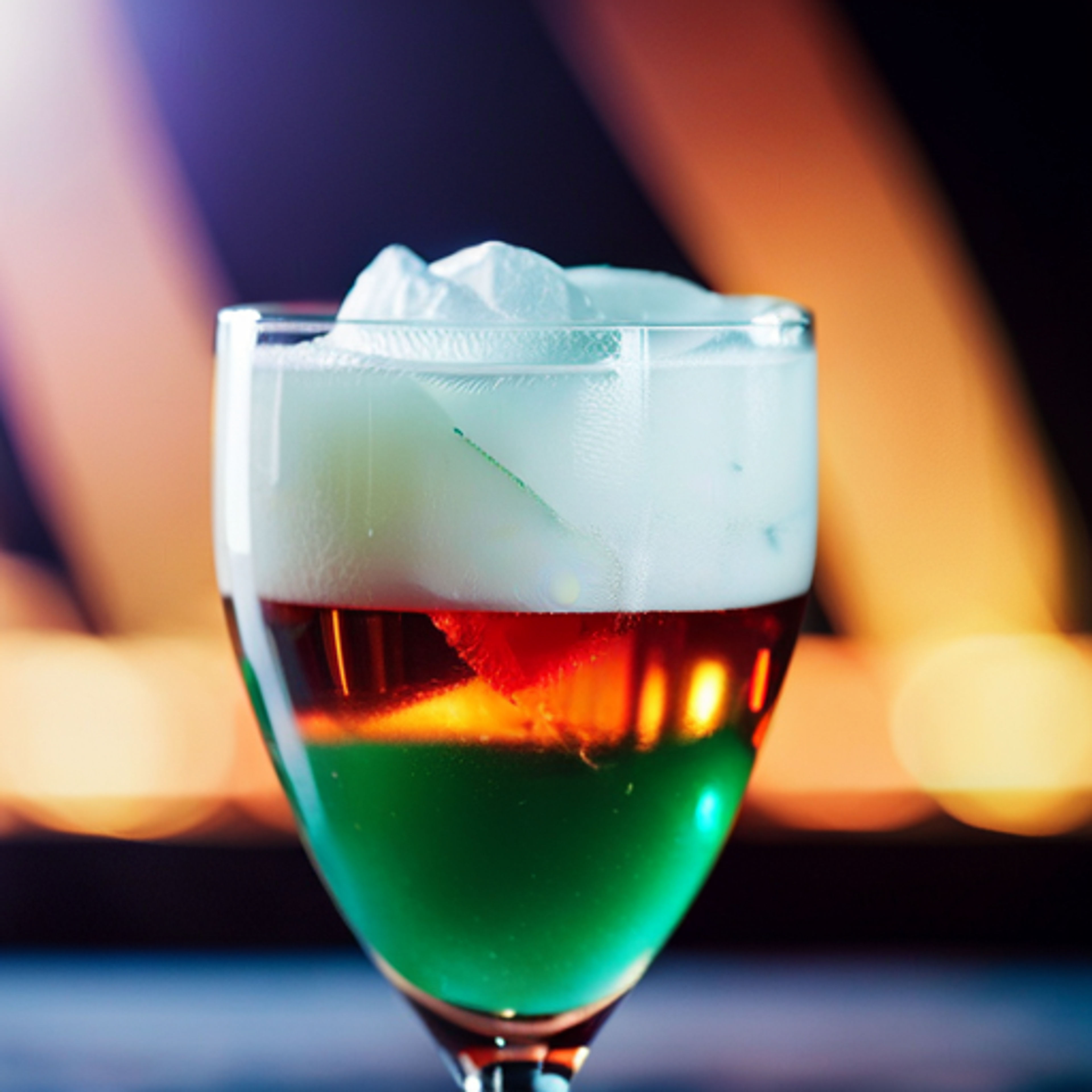 Emerald Isle Elixir, Refreshing Irish cocktail with herbal and citrus notes