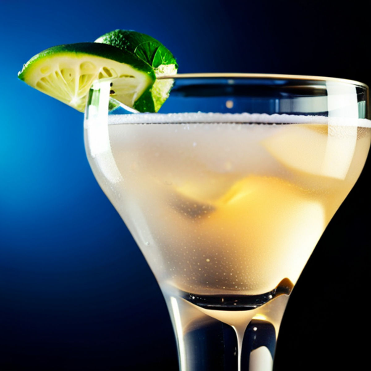 Emerald Serenity, Refreshing gin cocktail with cucumber, elderflower ...