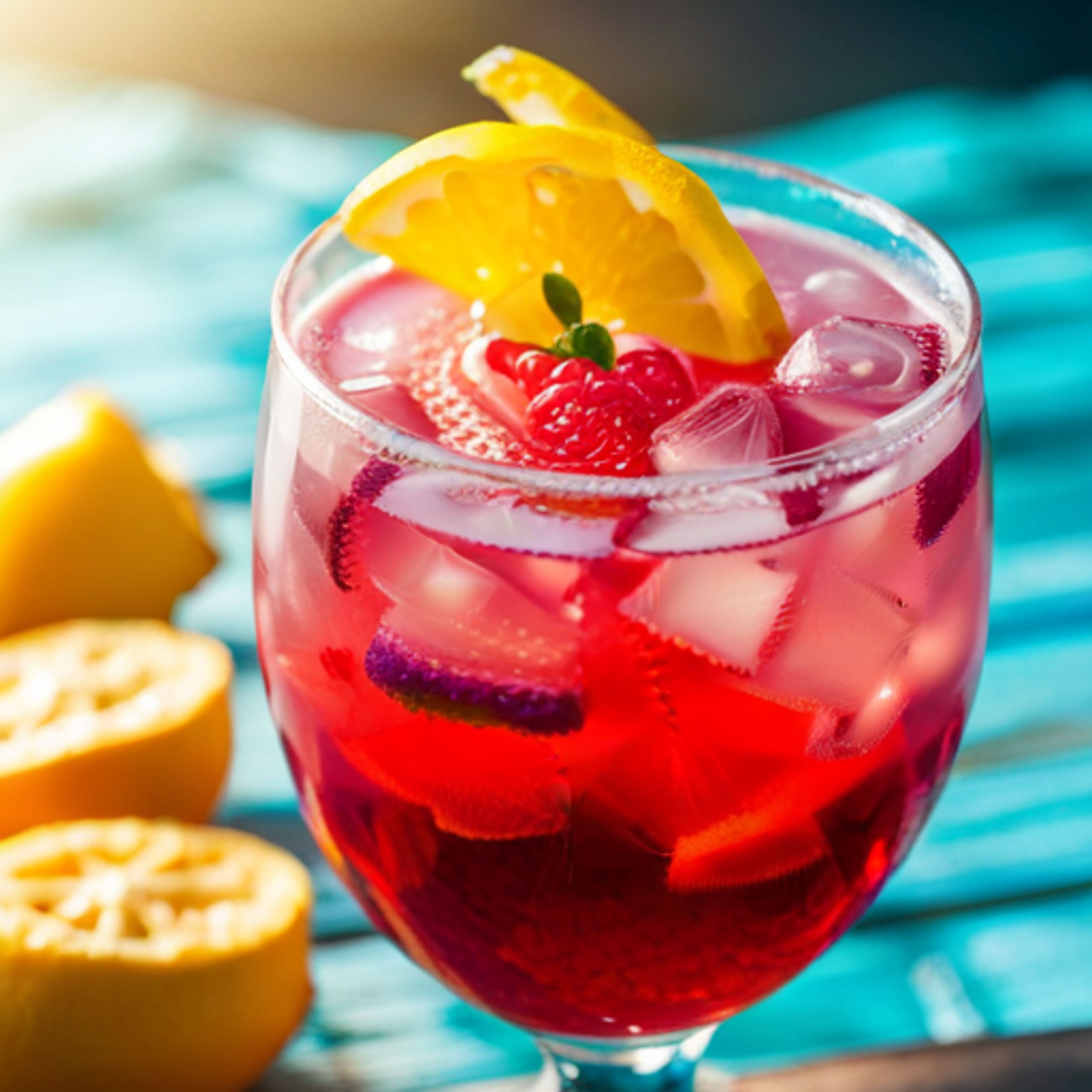 Eternal Spring Spritz, Colorful and refreshing cocktail for spring ...