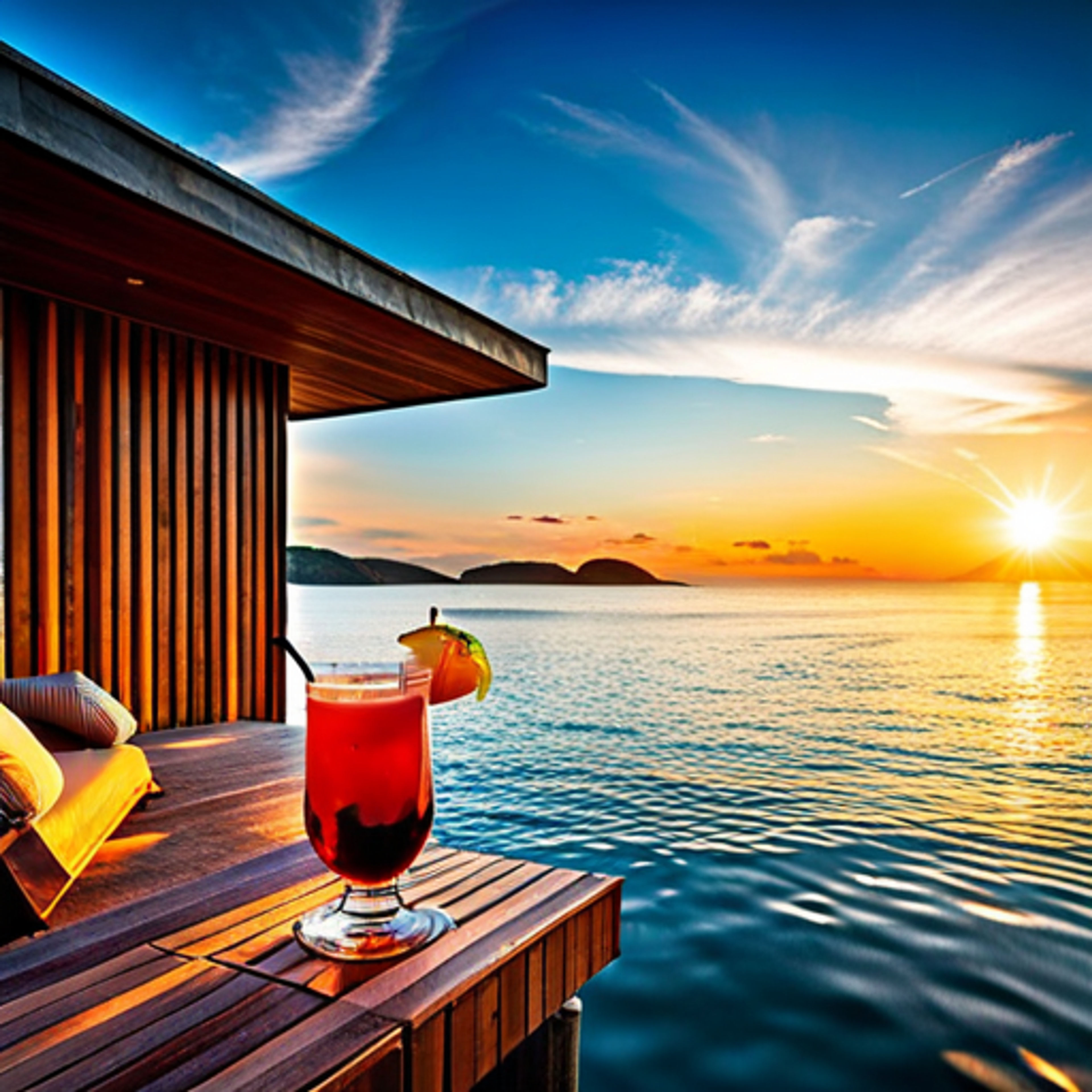 Eternal Summer Bliss, A potent and sweet summer cocktail