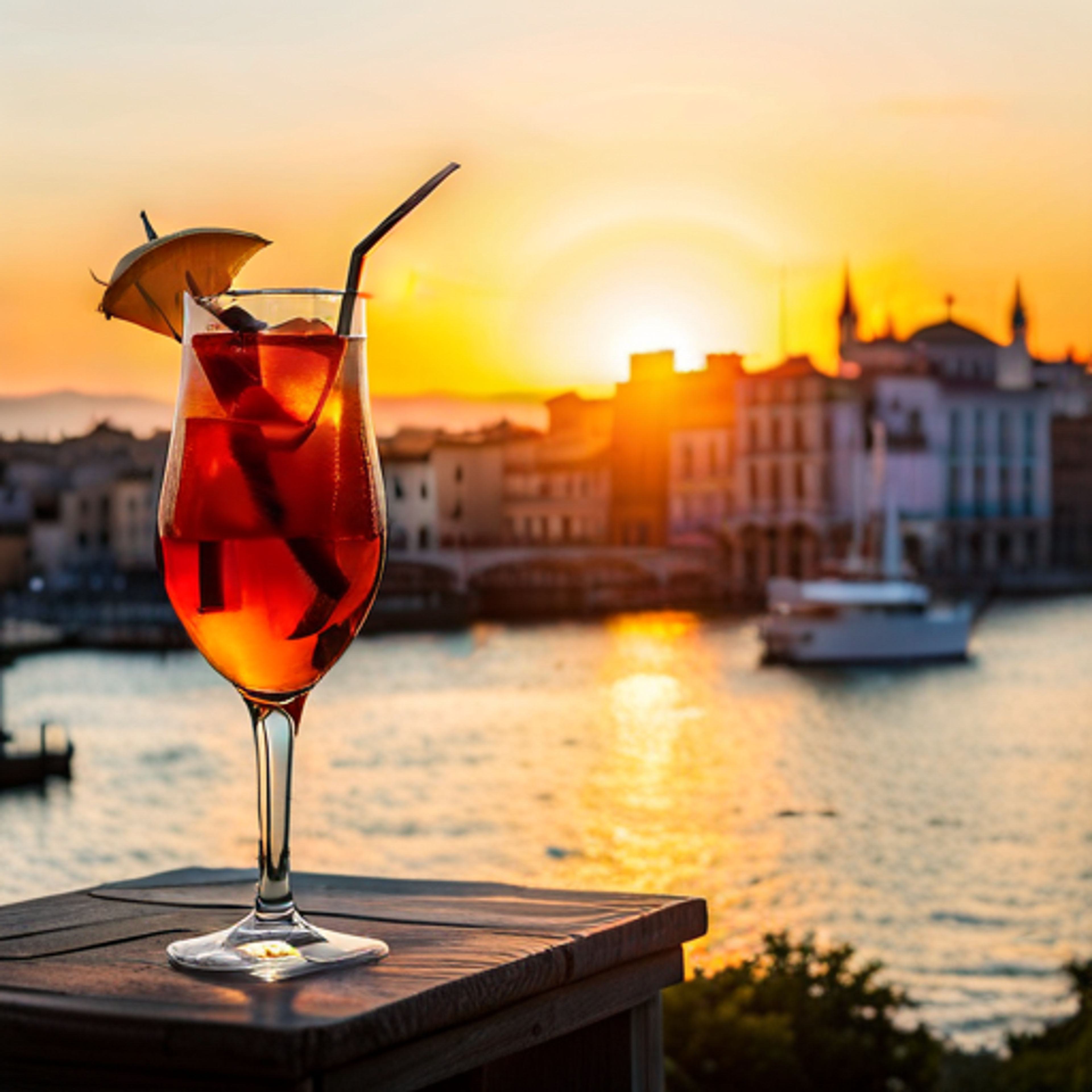 Eternal Sunset Spritz, Refreshing twist on the classic Aperol Spritz