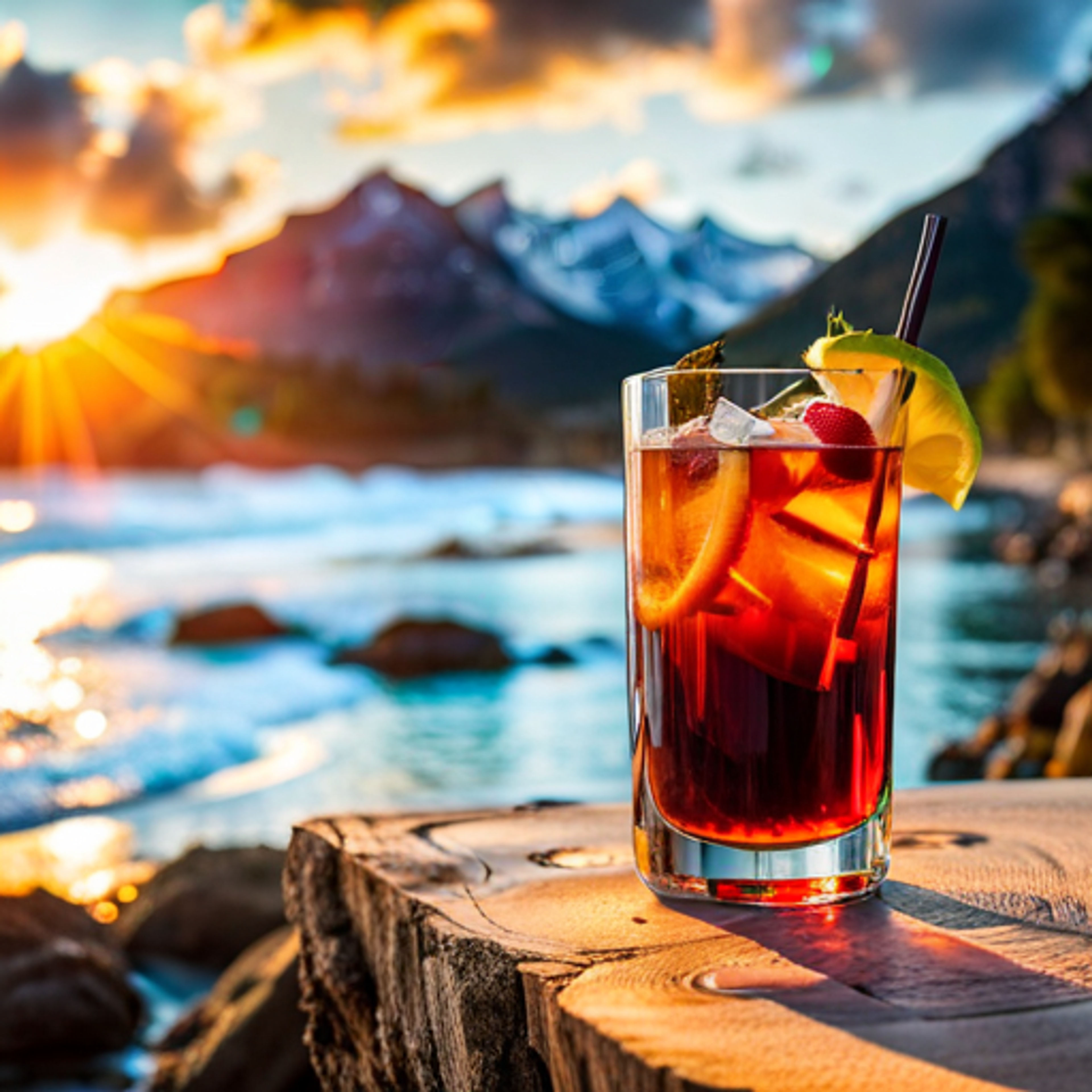 Fiery Ember Negroni, Bold fusion of classic Italian flair with fiery spices