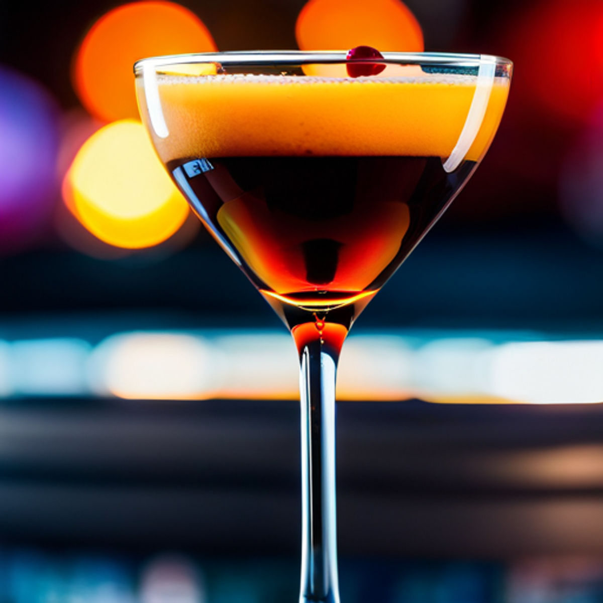 Flaming Cherry Bombshell, Fiery cocktail with Fireball, cherry liqueur ...