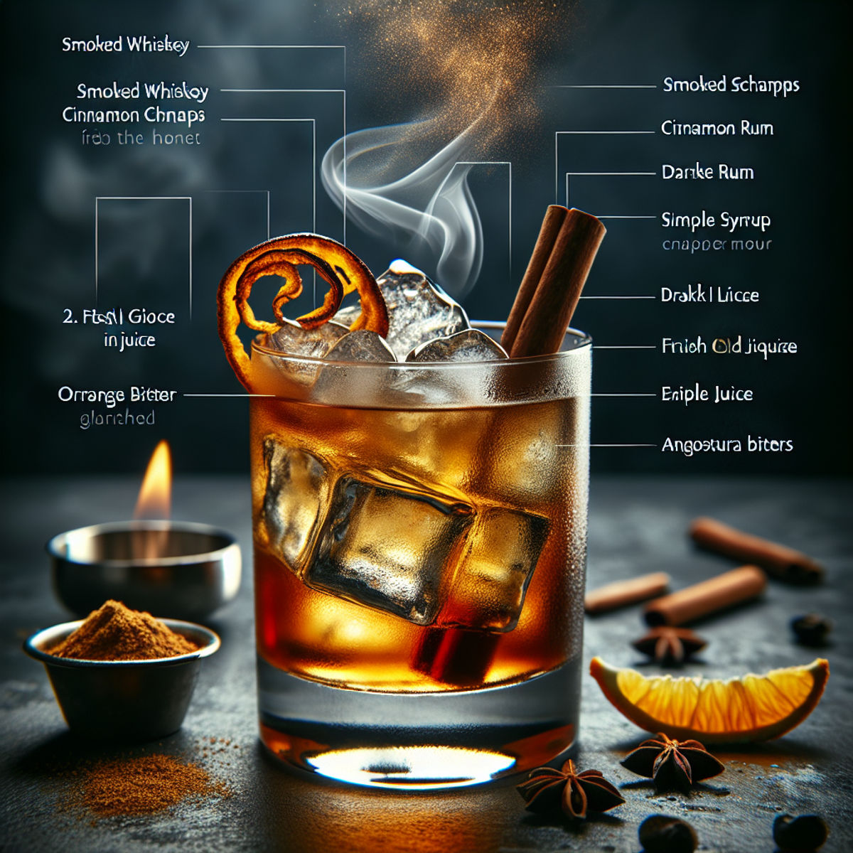 Frozen Ember, Visually stunning, potent cocktail with heat, sweetness ...