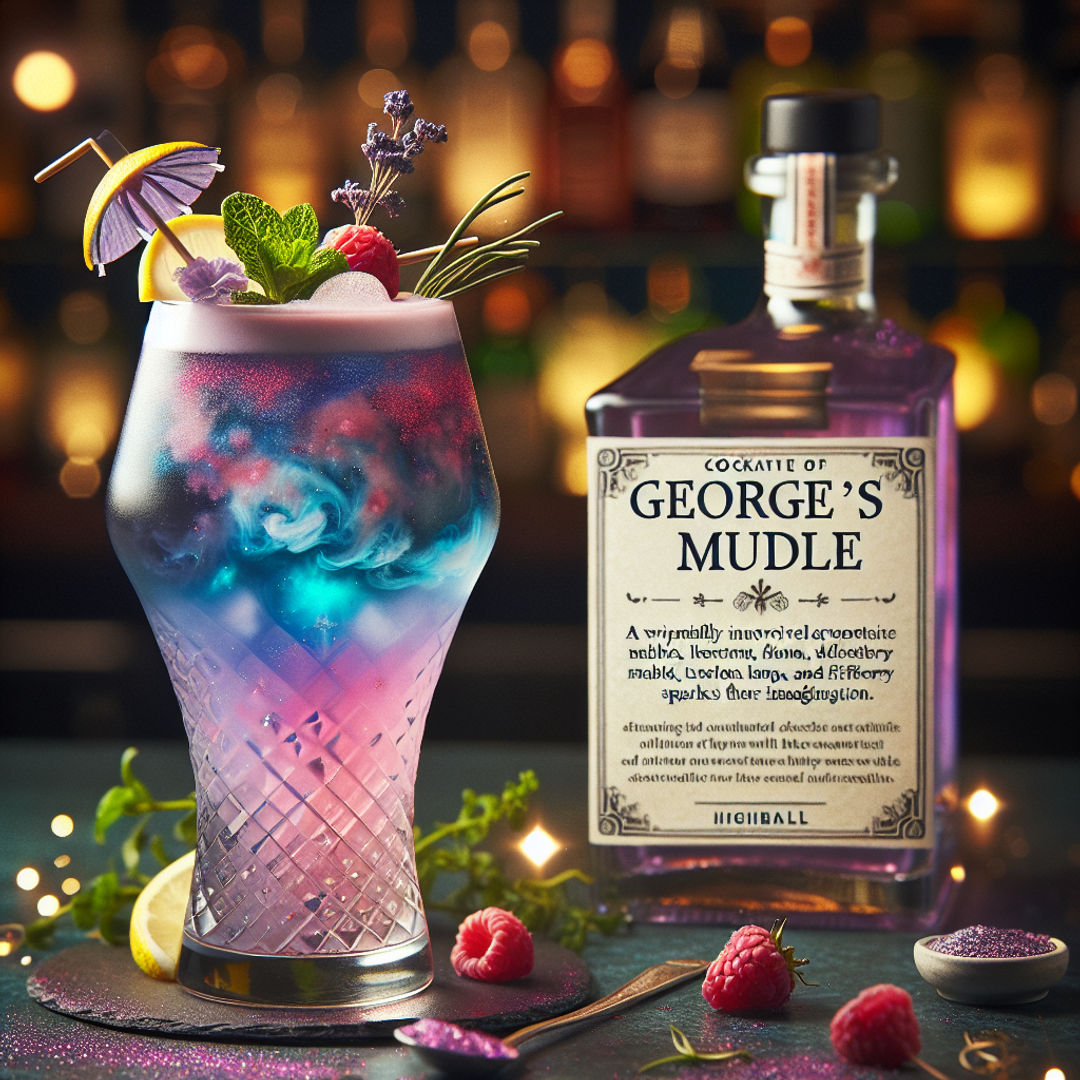 George's Magical Muddle, Whimsical gin cocktail inspired by George's ...