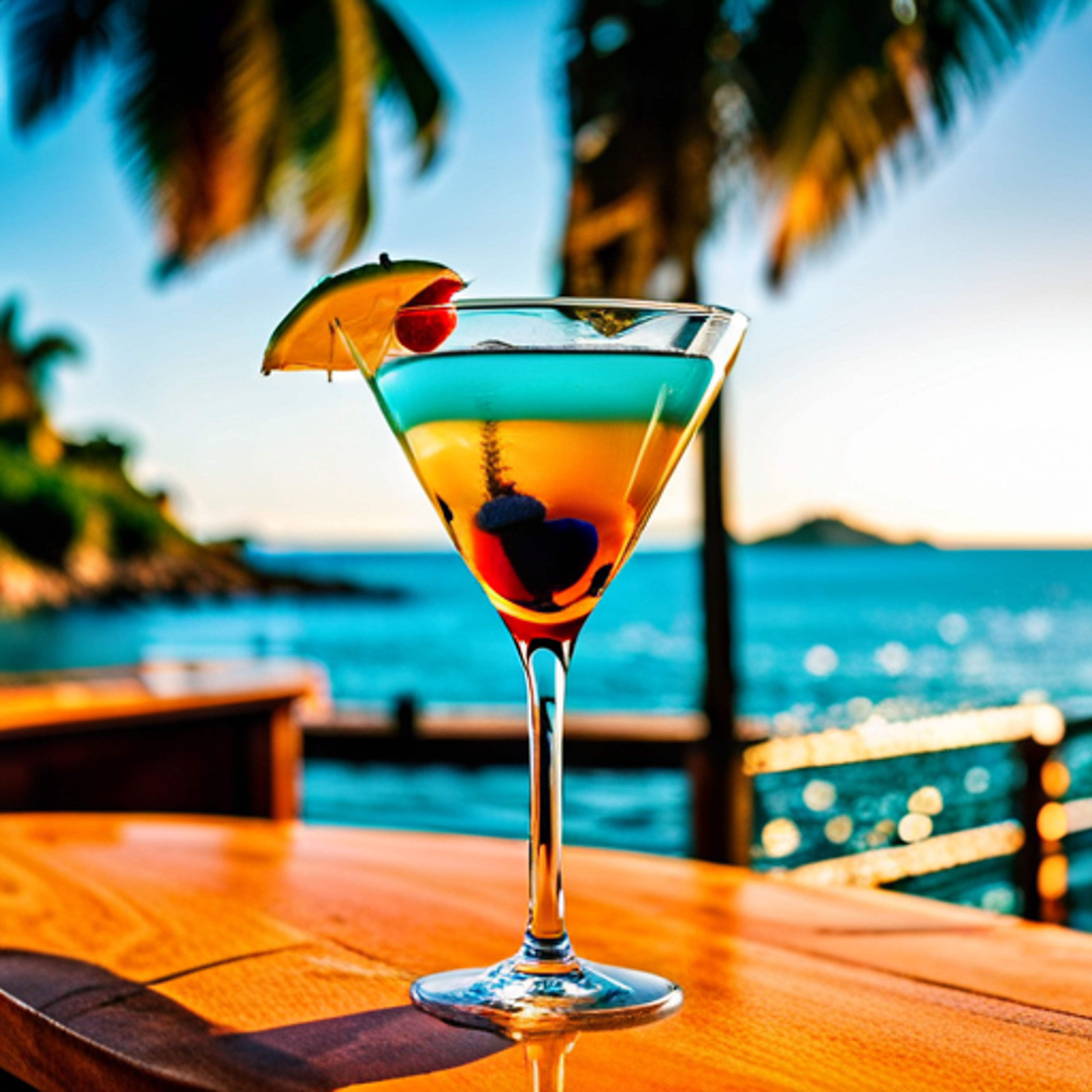 Glacial Melt Martini, Glacial Melt Martini, visually captivating and ...