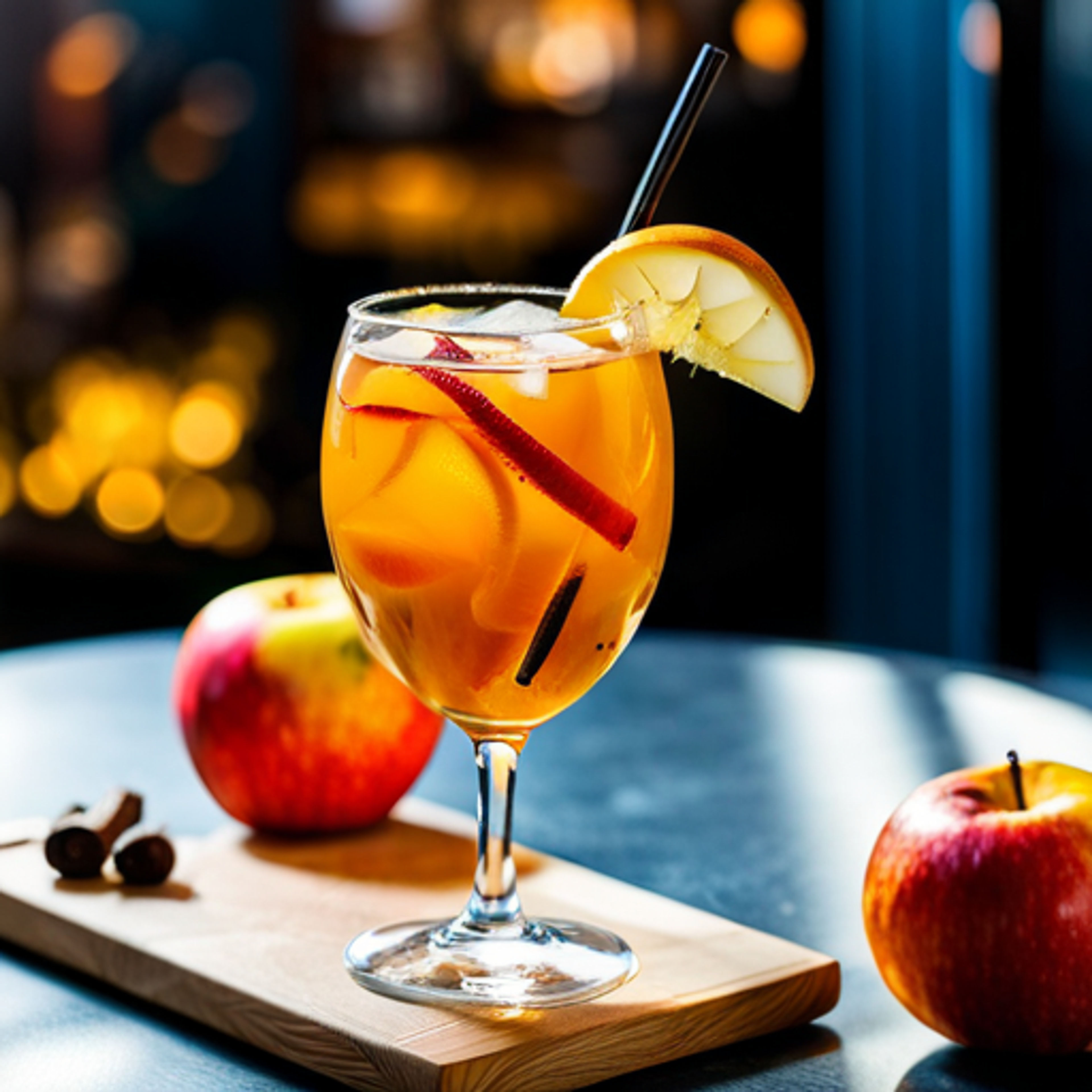 Golden Apple Cider Sangria, Golden Apple Cider Sangria with tequila and ...