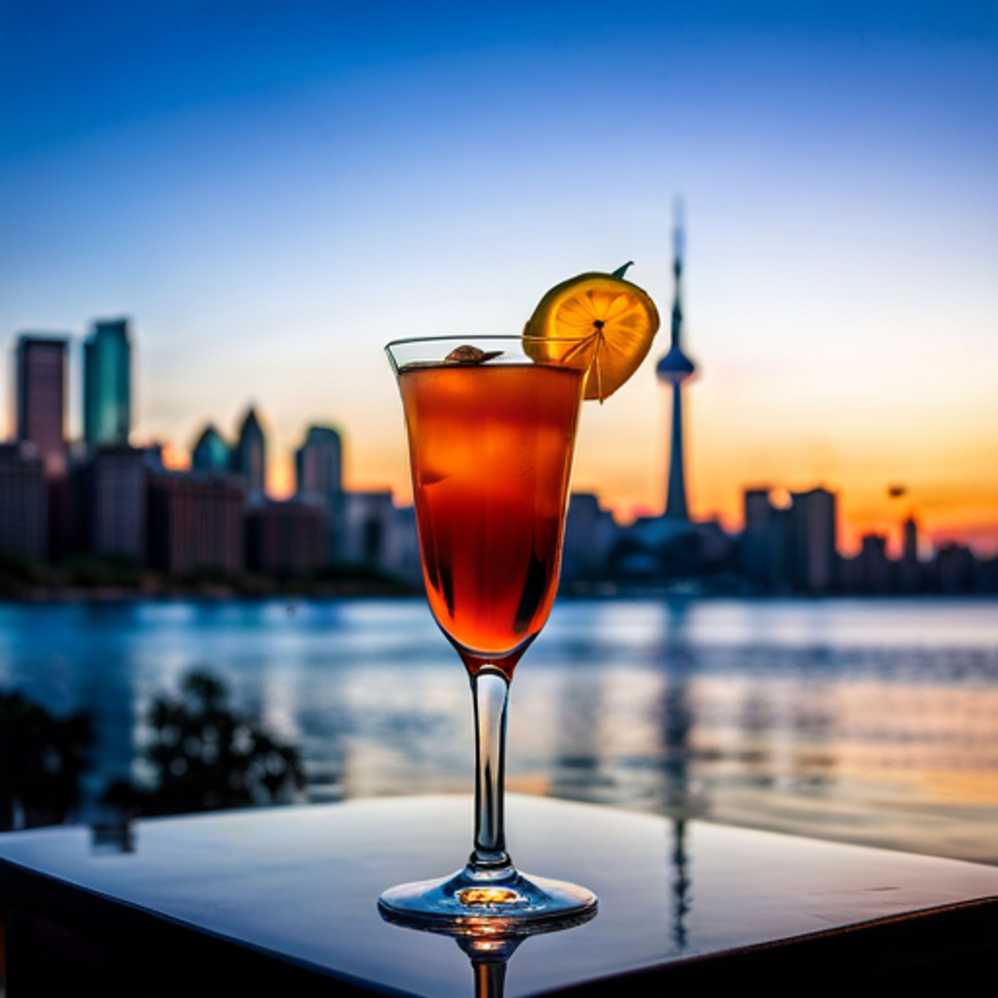 Golden Twilight in Toronto, Refined Toronto cocktail with unique bitter ...