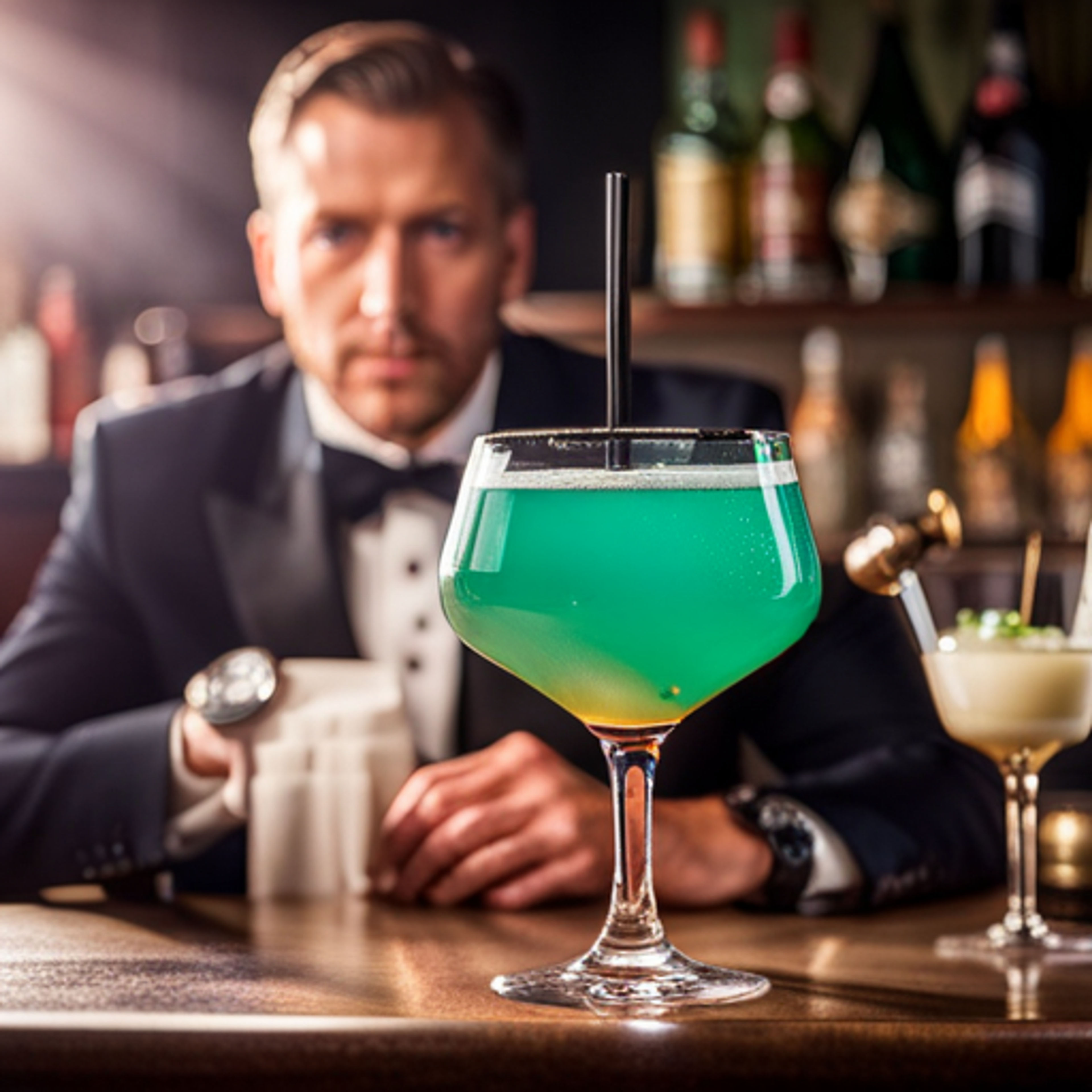 Honey Dew Prohibition Cocktail, Enigmatic 1920s-inspired cocktail with ...