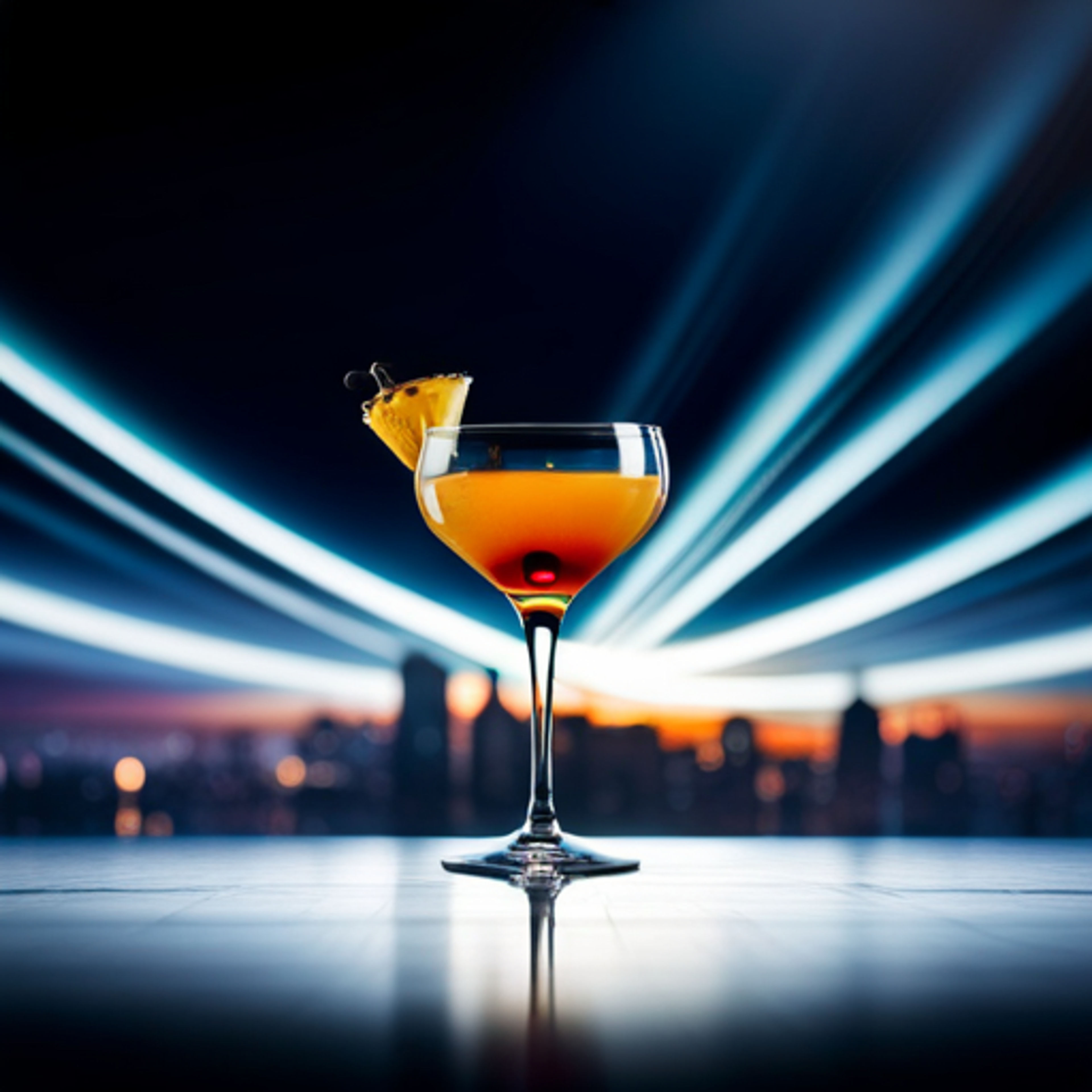 Inferno Pineapple Blaze, Pineapple Blaze cocktail with spiced rum and ...