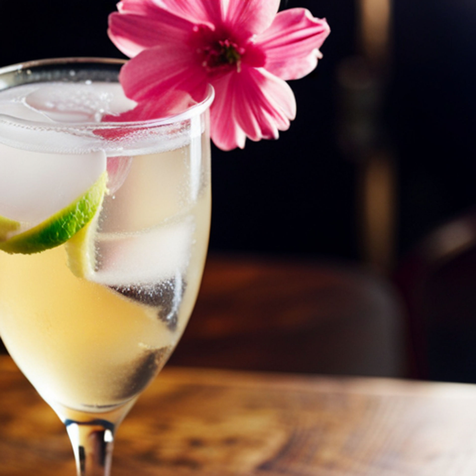 Jasmine Bloom Fizz, Captivating cocktail with floral, gin, lemon, and ...