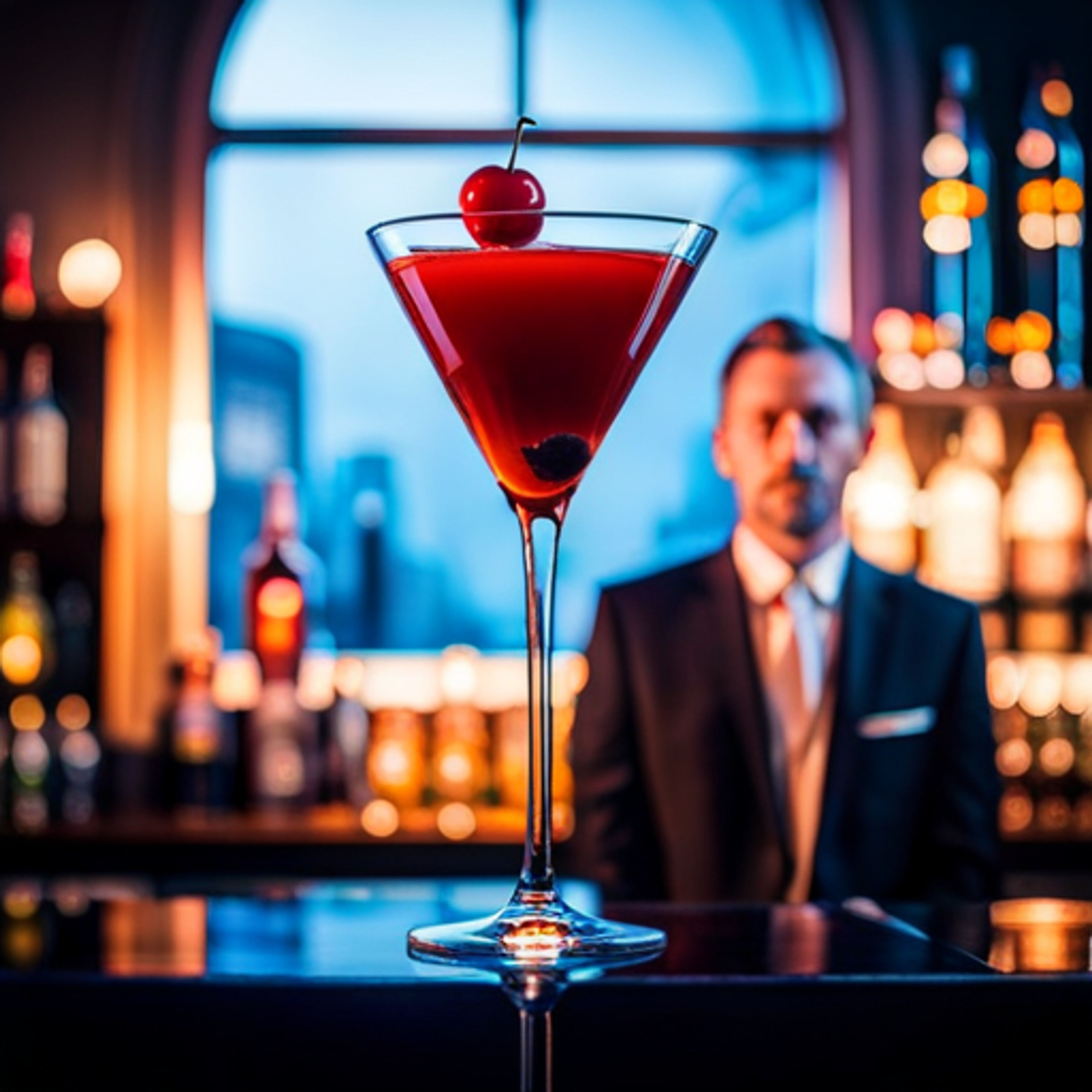 Killer Clown Cocktail, Bold, whimsical cocktail for adventurous drinkers