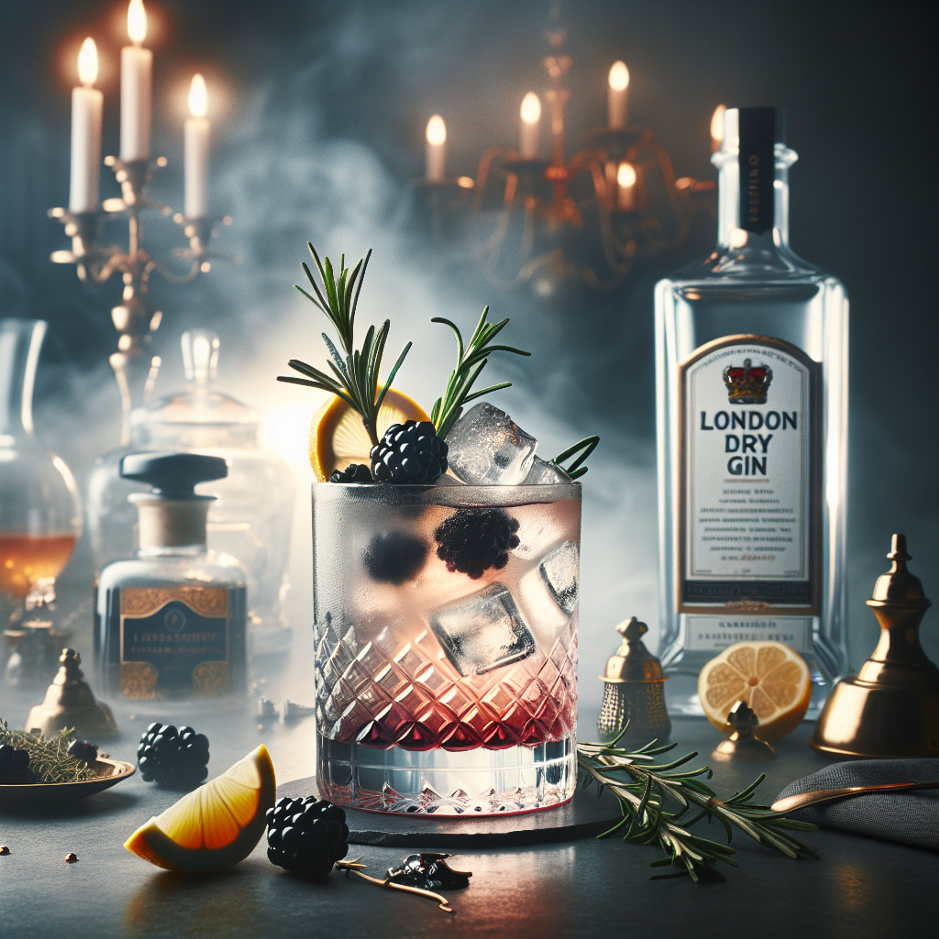 London Twilight Elegance, Sophisticated London-inspired cocktail