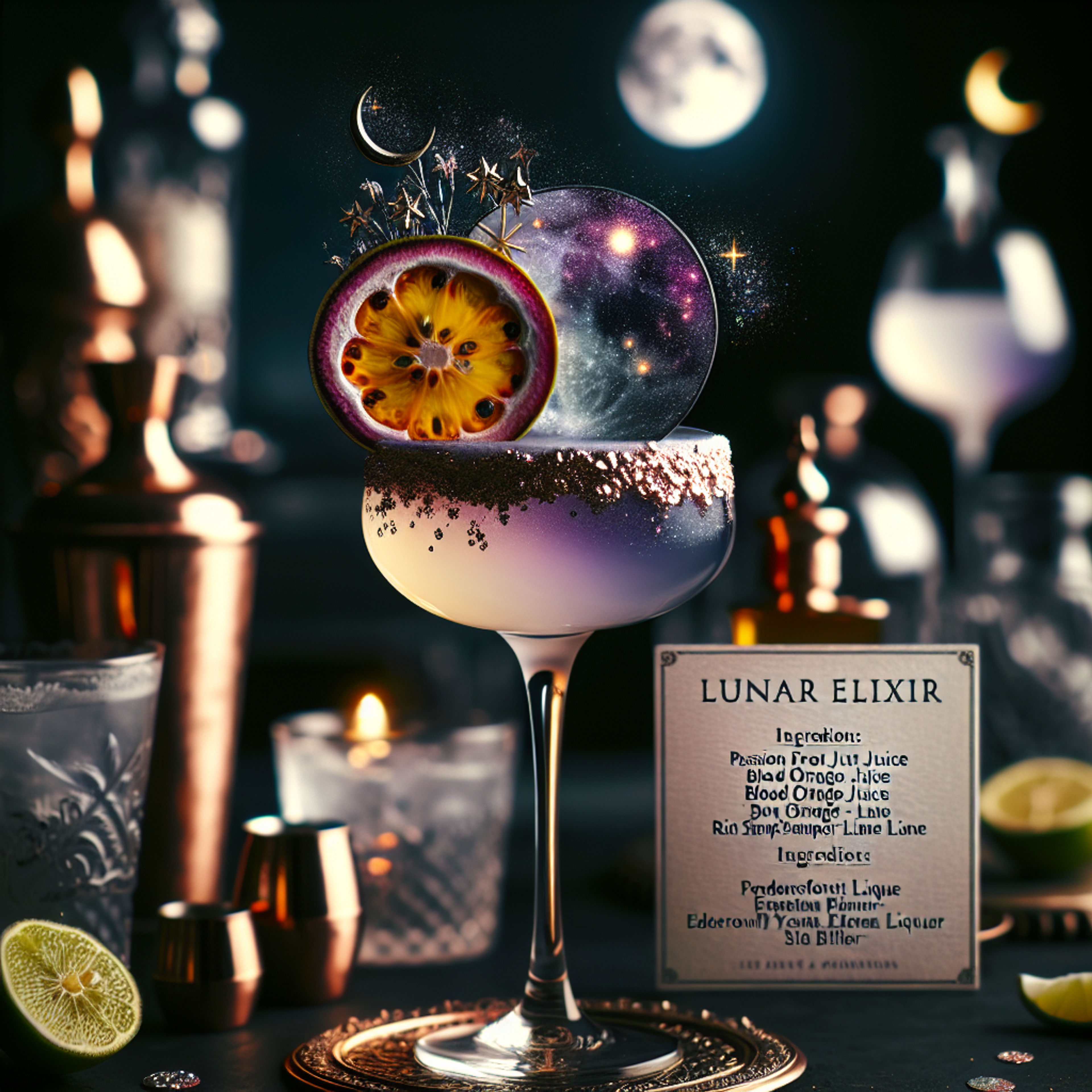 Lunar Elixir, Lunar Elixir cocktail with Campari and Chinese-inspired ...