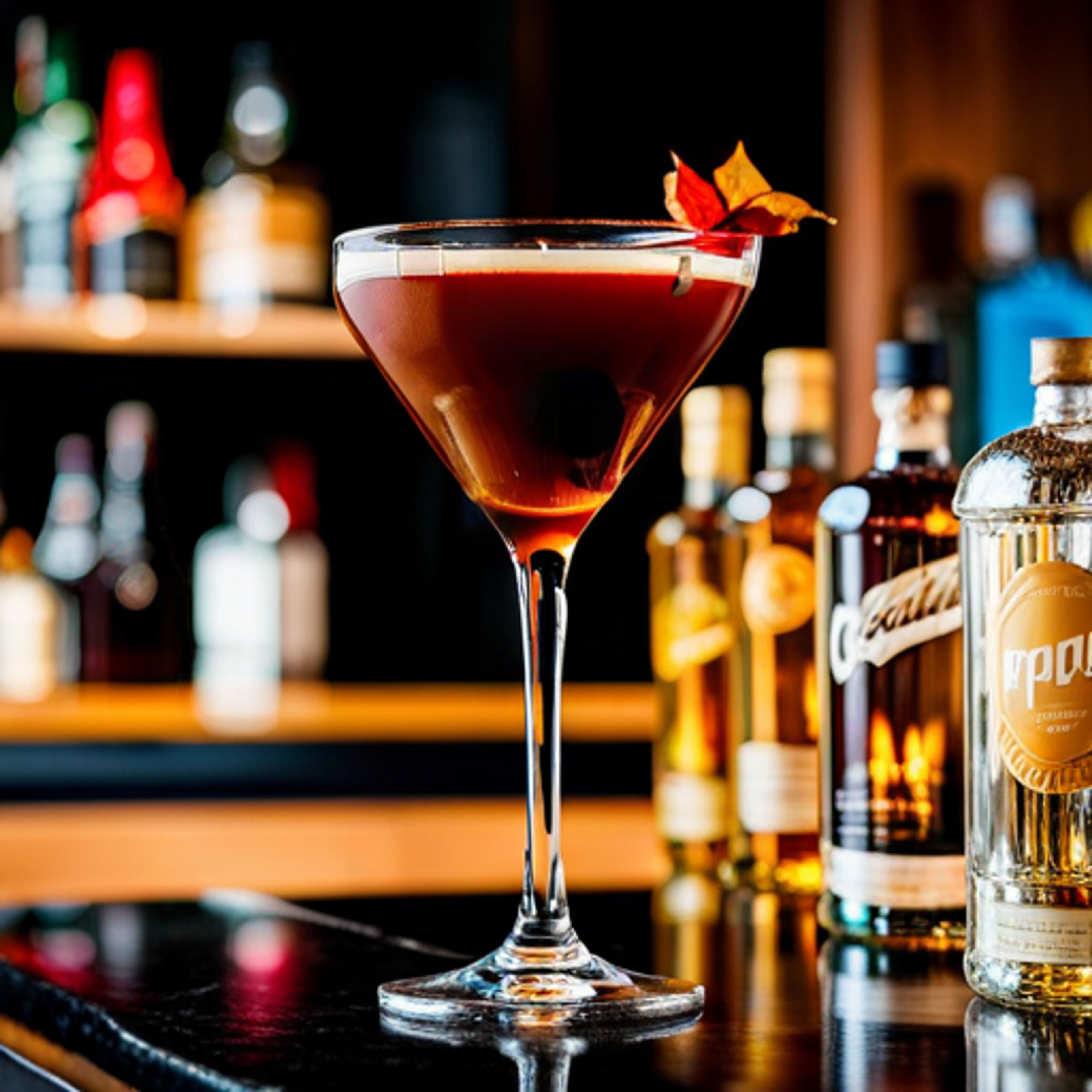 Maple Cacao Rhapsody, Sophisticated maple cacao cocktail with herbal ...