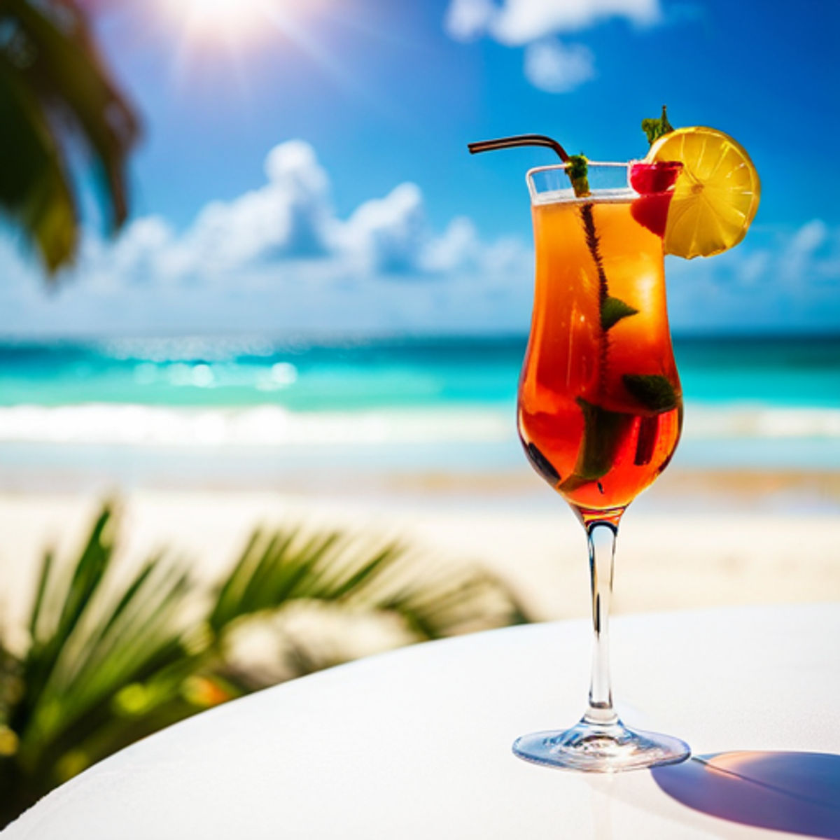 Mayan Riviera Dream, Vibrant cocktail inspired by Tulum's spirit and ...