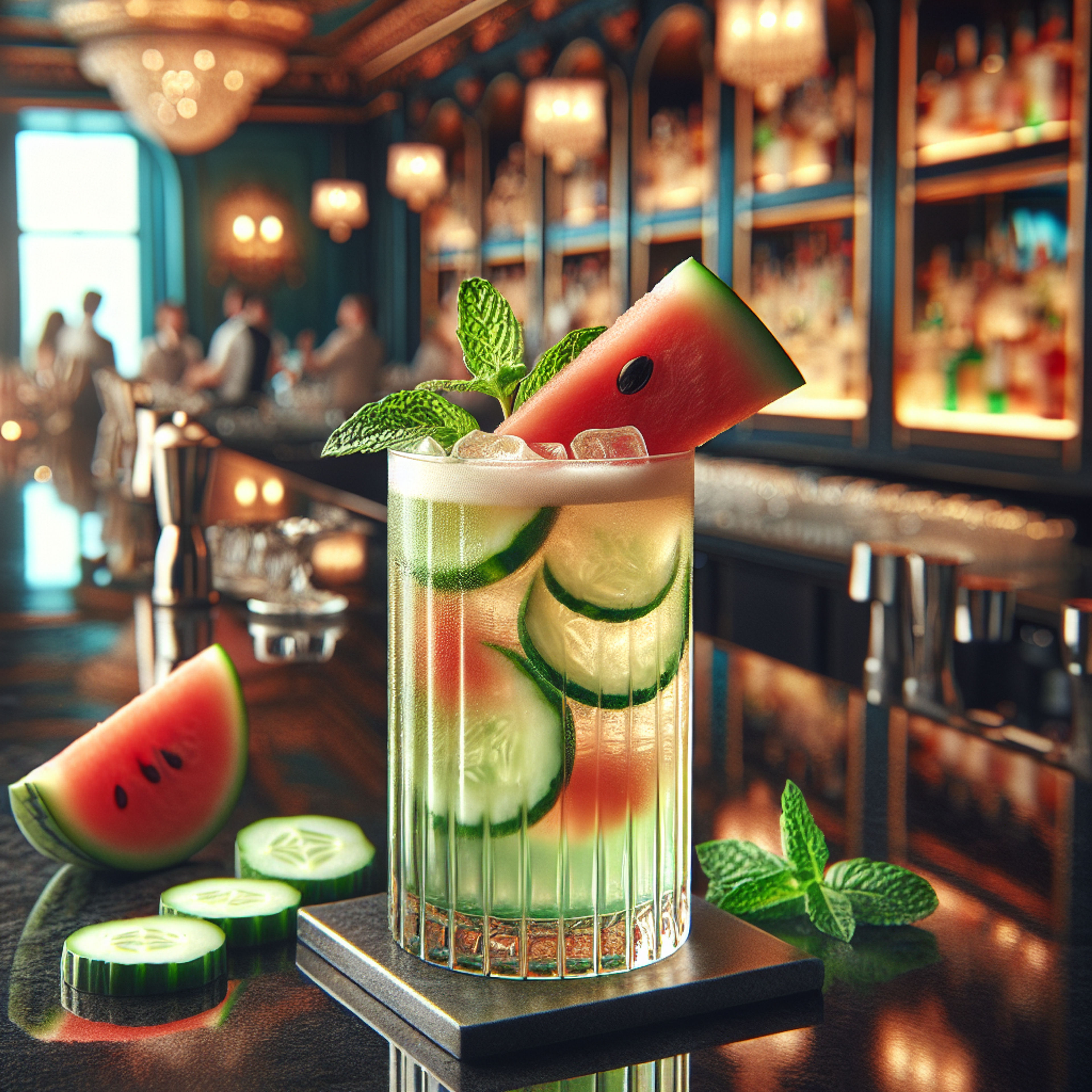 Melon Mirage, Refreshing watermelon and citrus cocktail