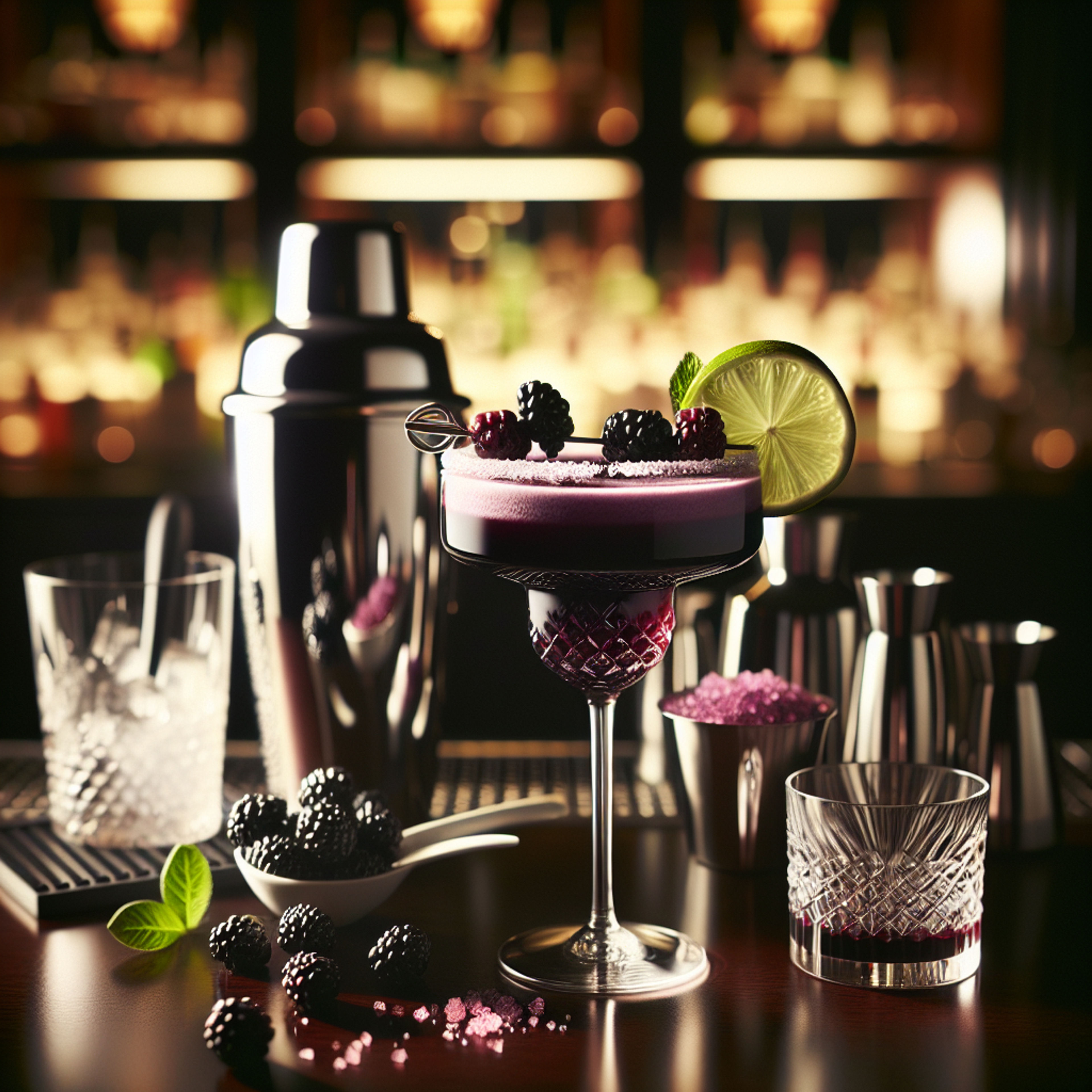 Midnight Berry Margarita, Contemporary twist on classic margarita with ...