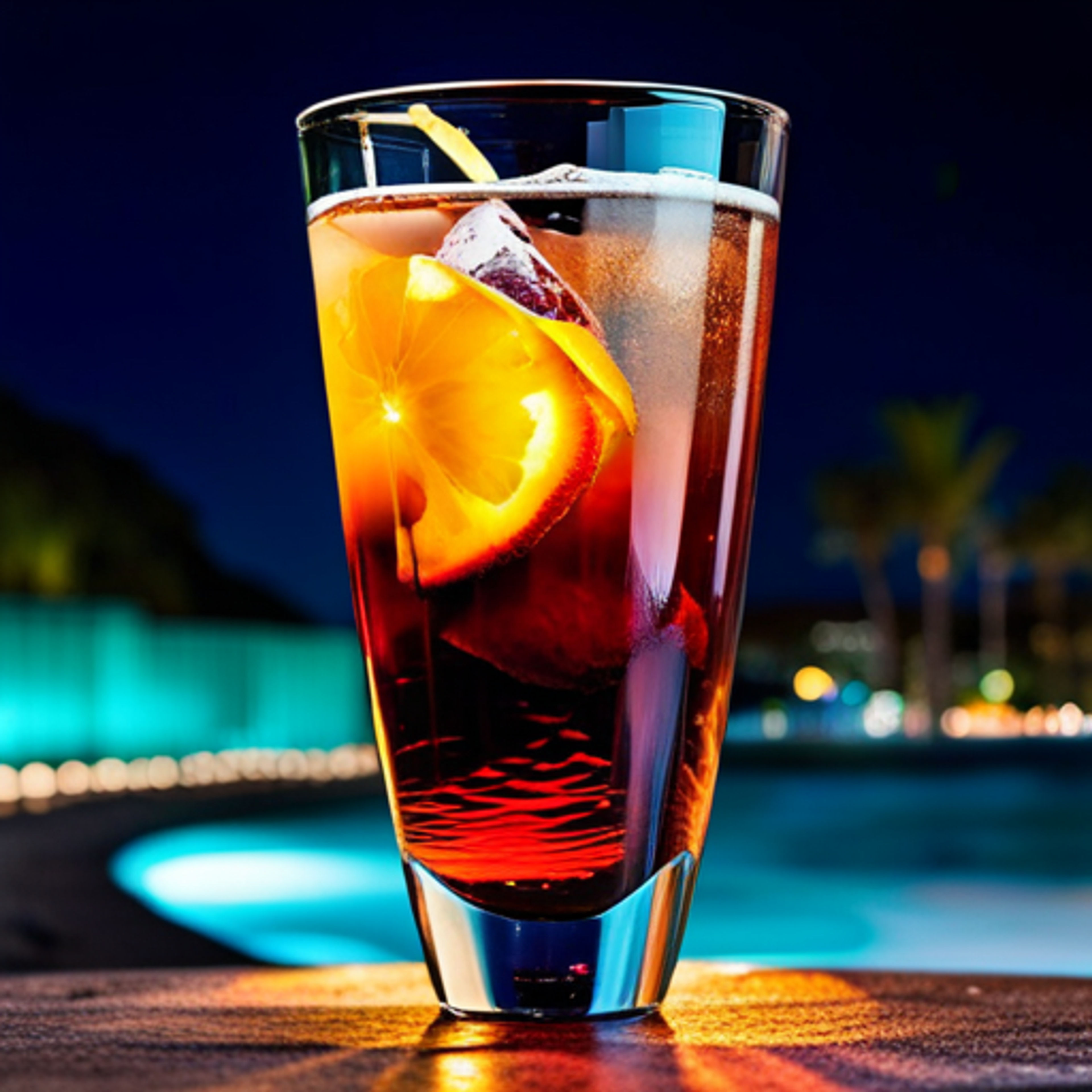 Midnight Berry Reverie, Luxurious berry cocktail with botanical and ...