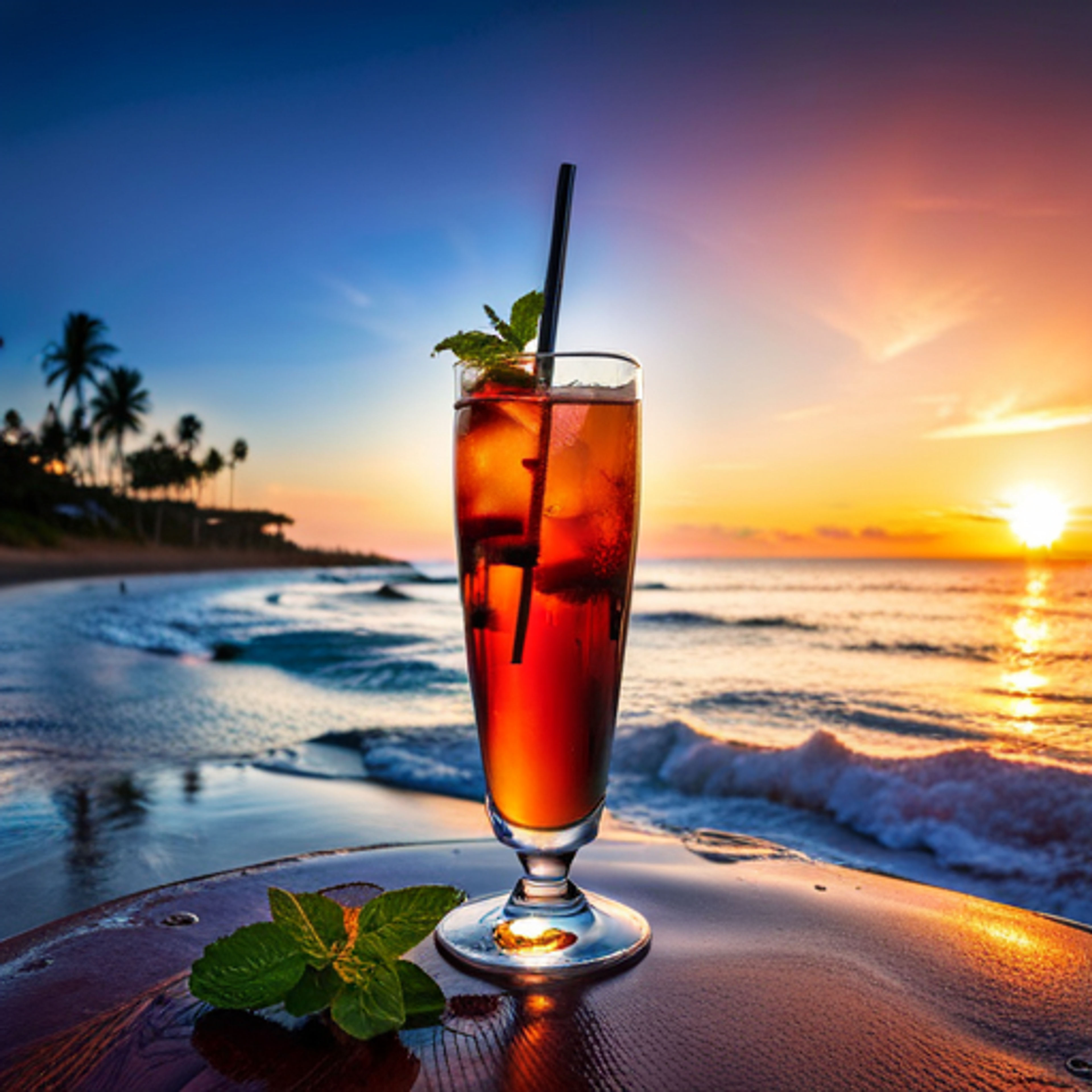 Midnight Forest, Refreshing bourbon cocktail with Branca Menta and ...