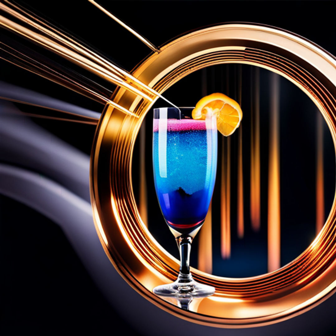 Midnight Garden Elixir, Enchanting gothic-inspired cocktail with floral ...