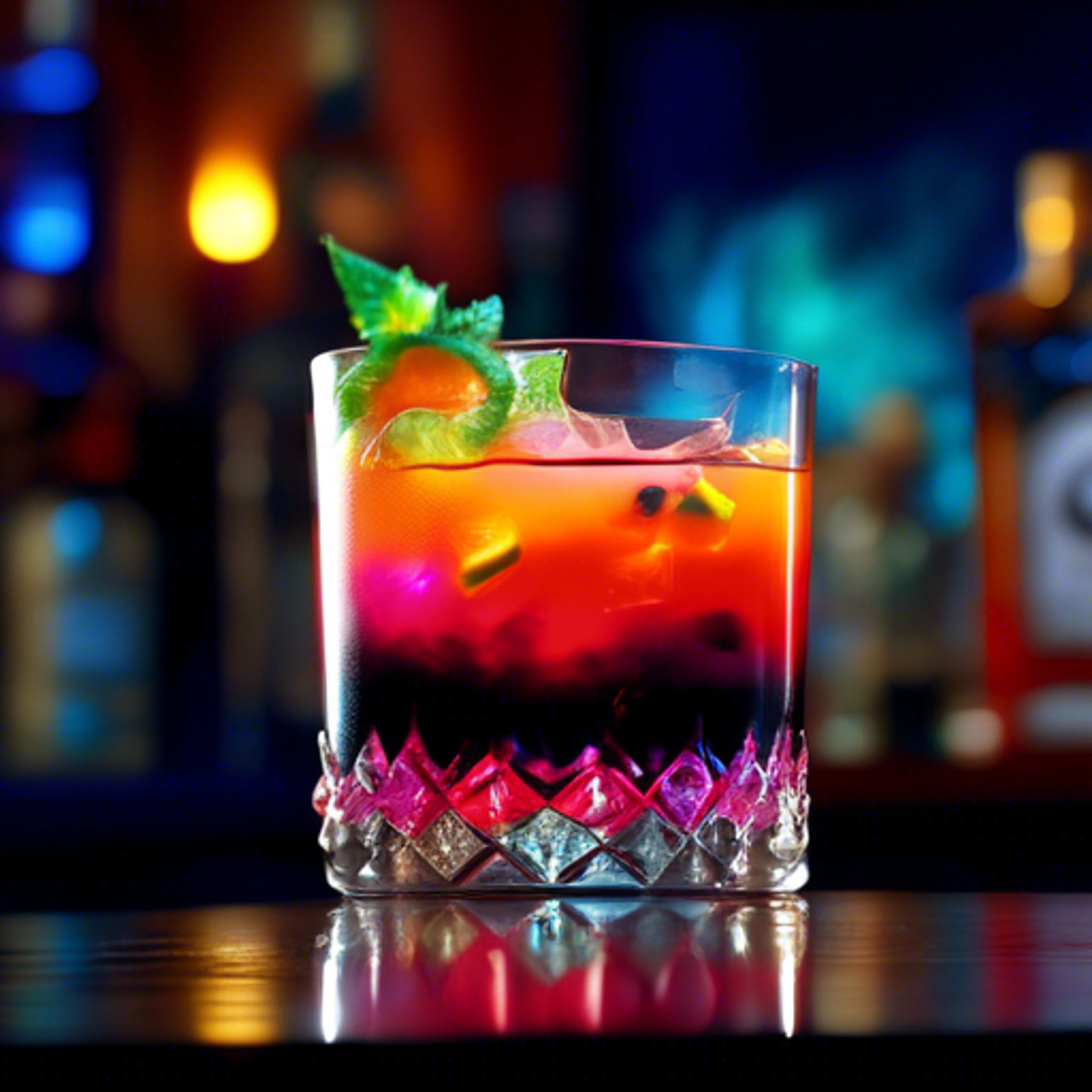 Midnight Spark, Mysterious and invigorating cocktail with Captain ...