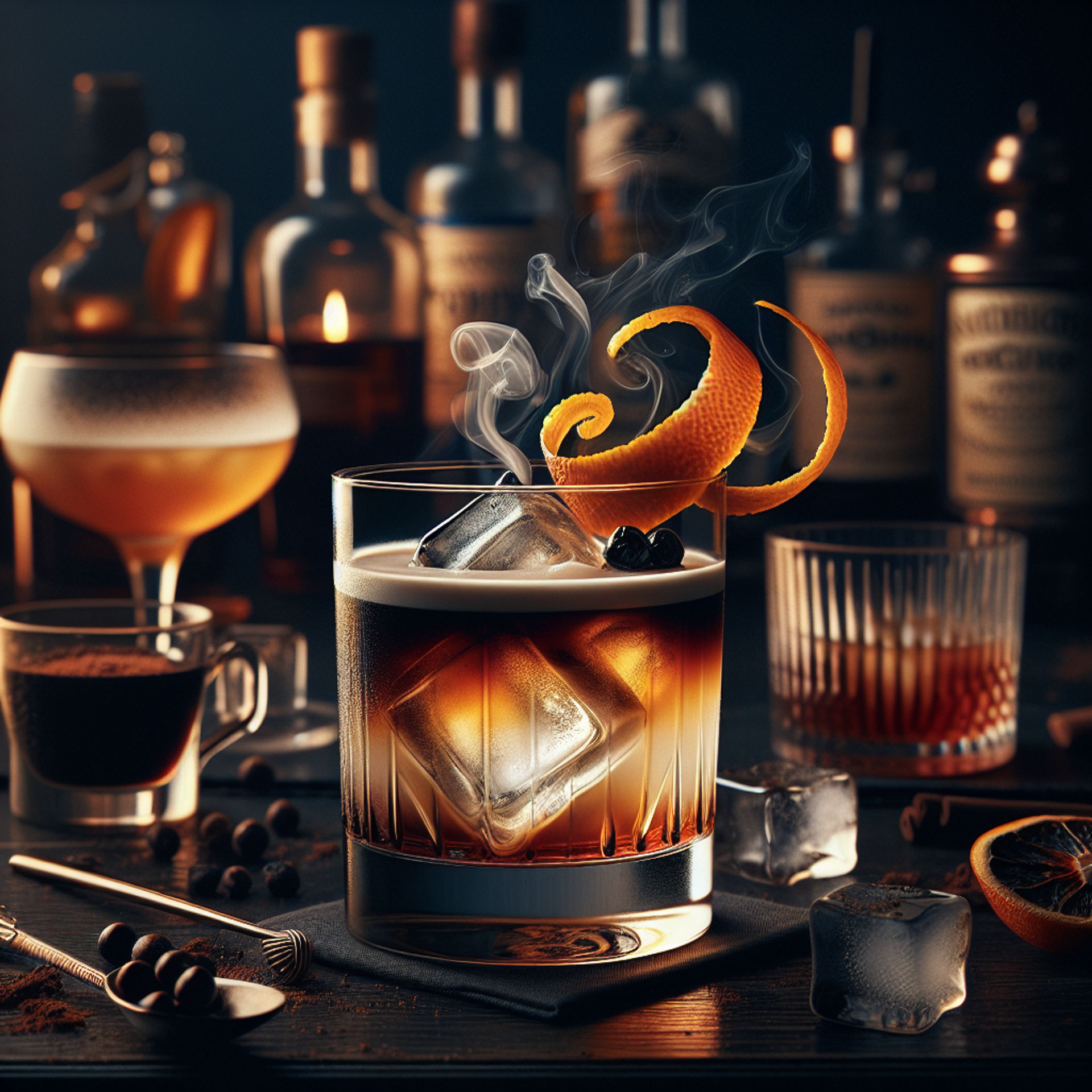 Midnight Whisper, Sophisticated blend of whiskey, Kahlua, and chocolate ...