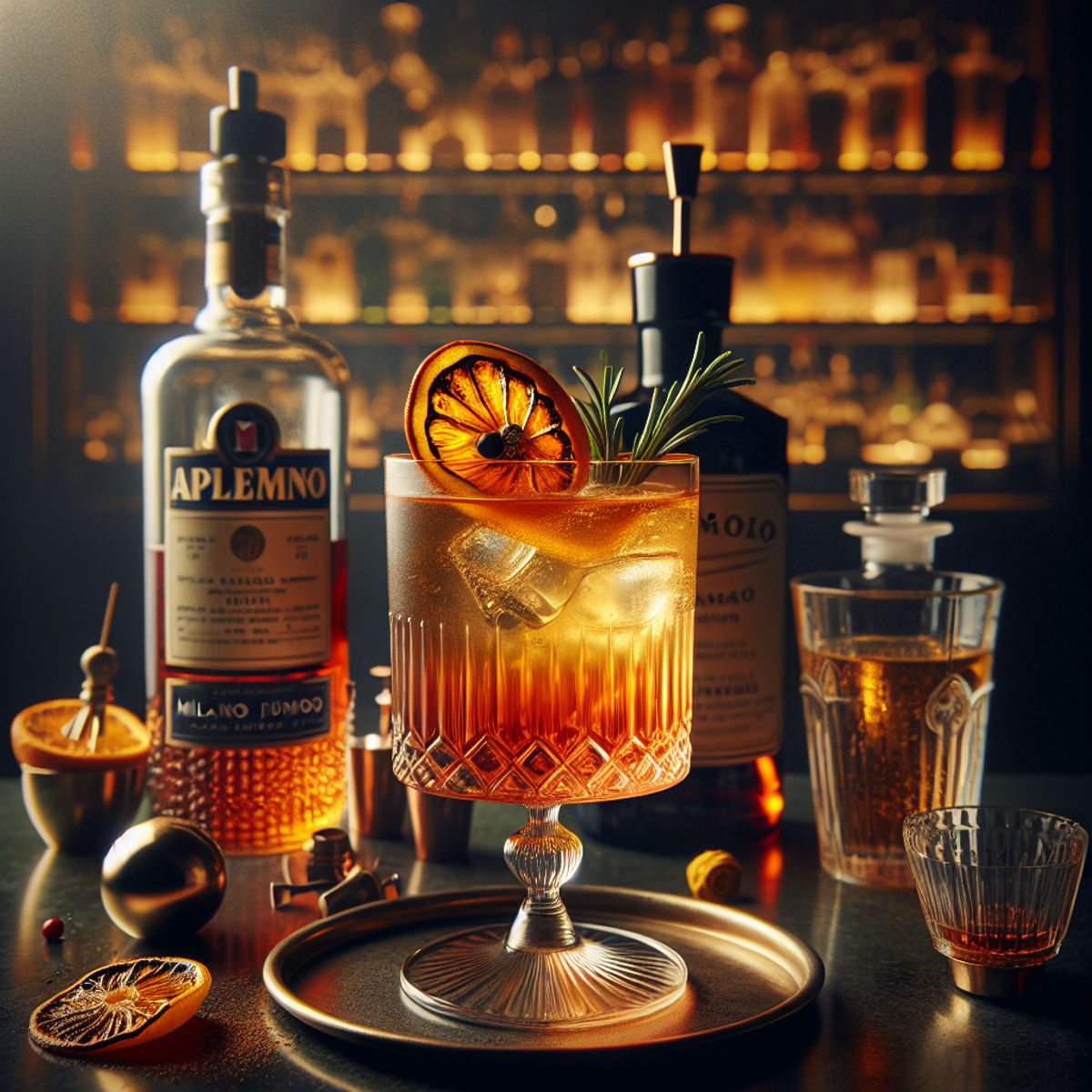 Milano Fumoso, Smoky elegance with Italian ingredients and a modern twist