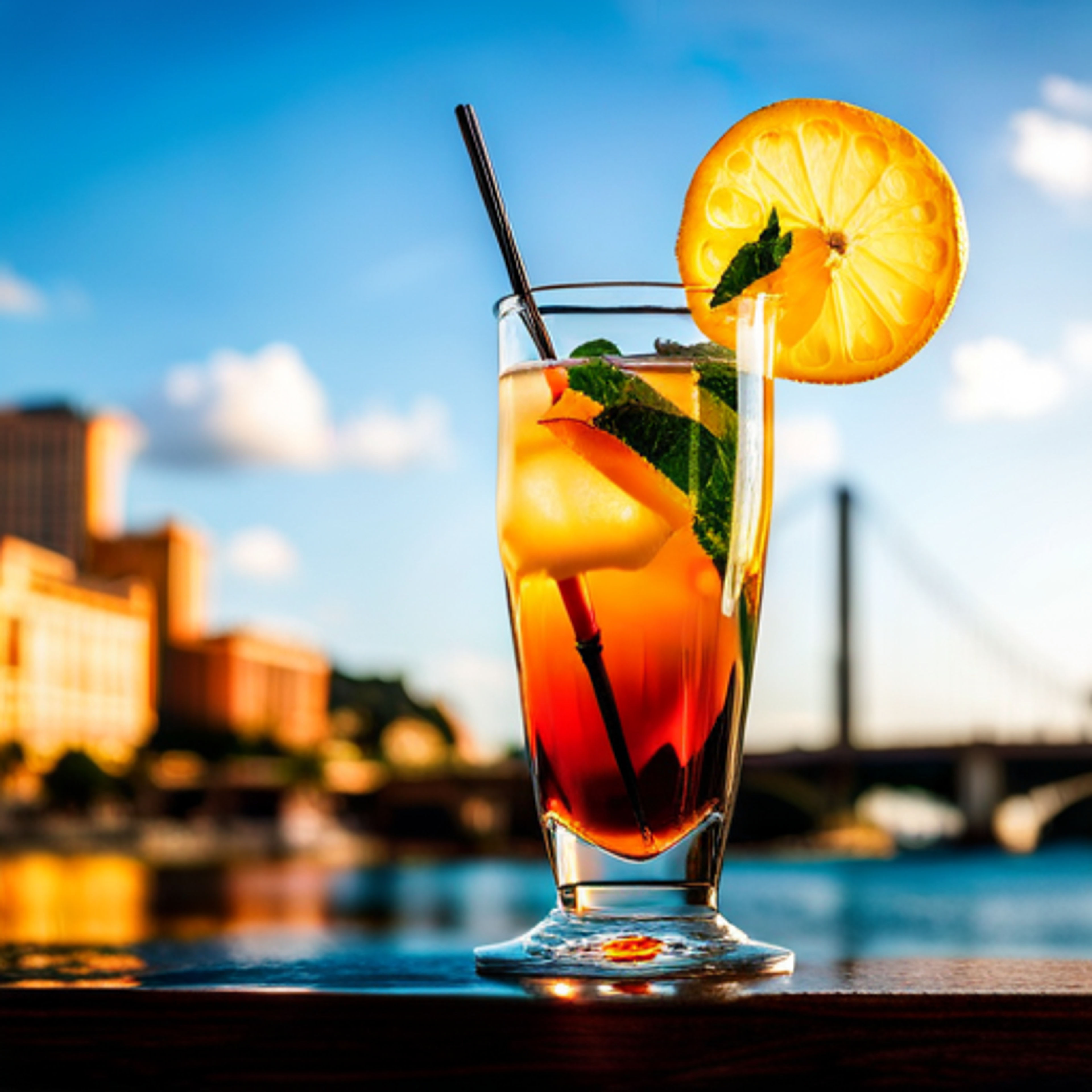 Mint Mirage, Refreshing rum and mint cocktail