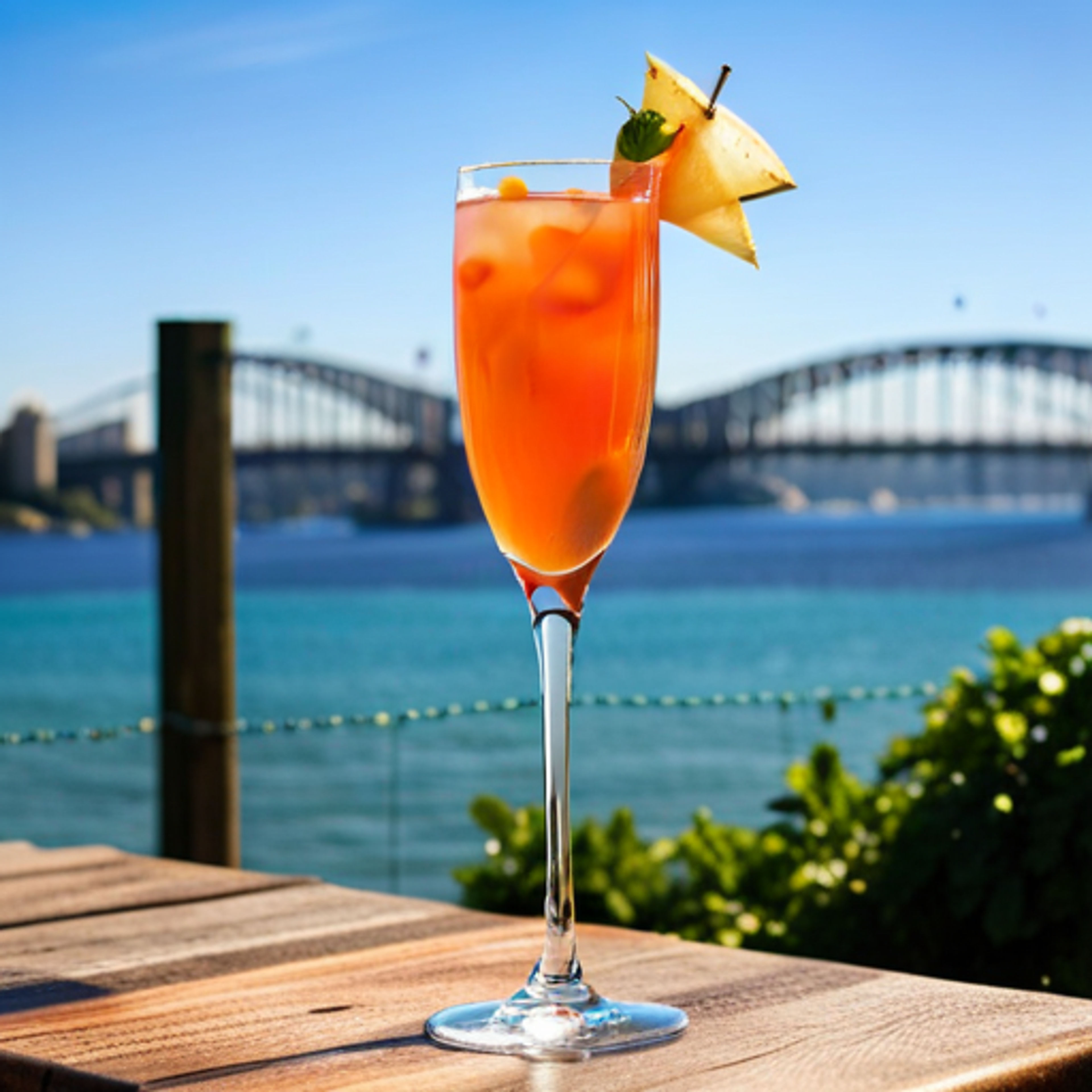 Minted Melon Breeze, Refreshing cocktail with melon, mint, and rum