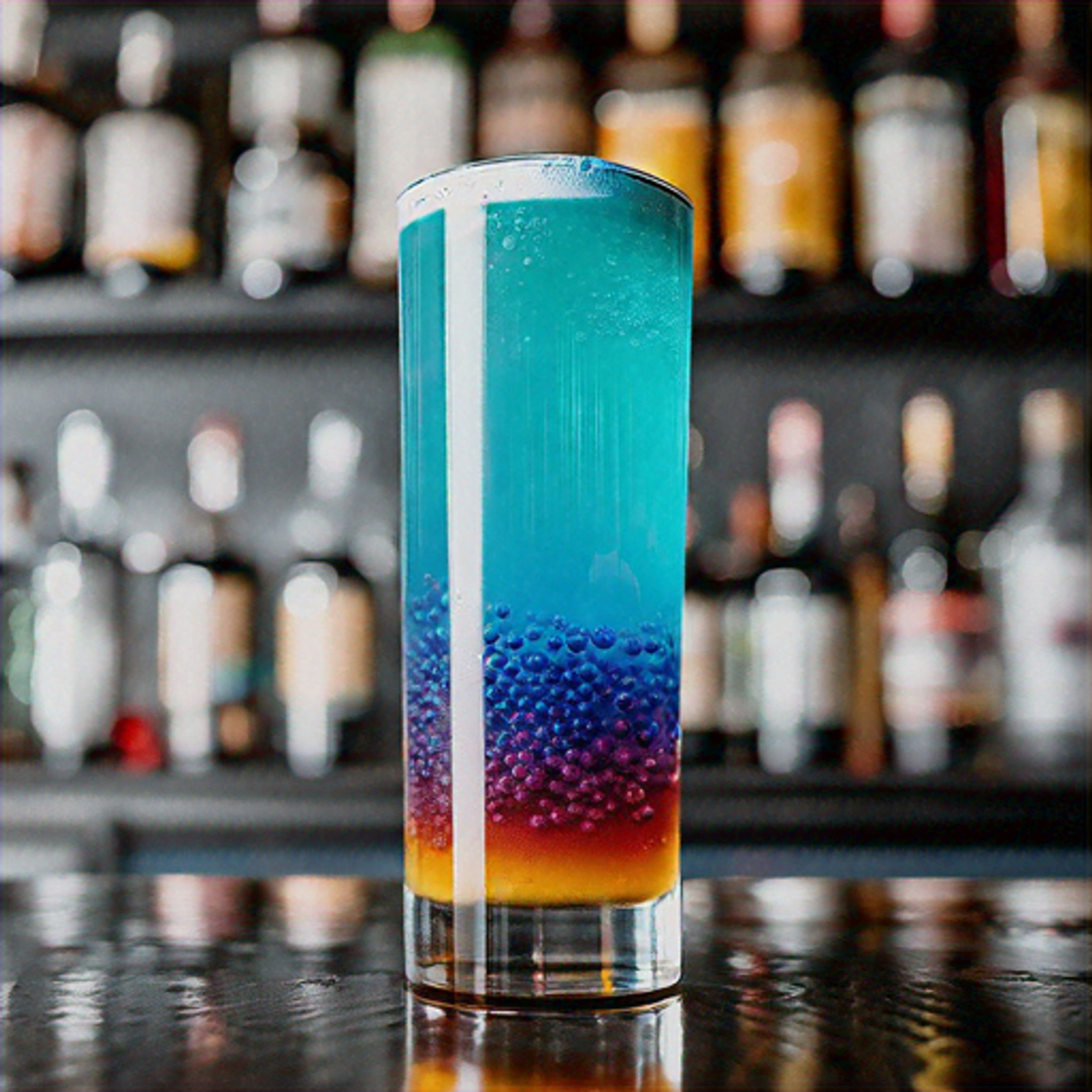 Nebula Fizz, Celestial-inspired cocktail with galactic flavors and ...