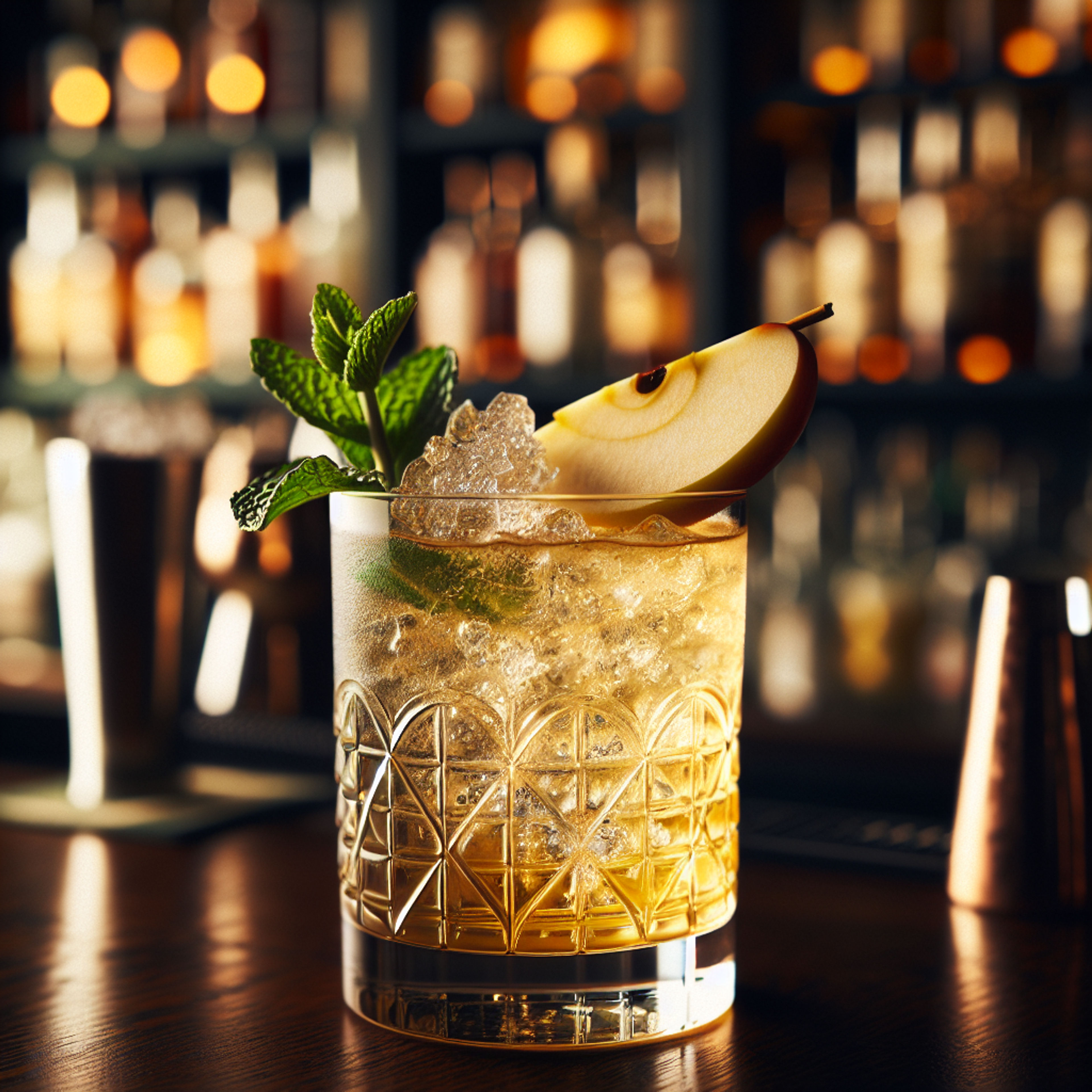 Orchard Whisper Refreshing Apple Vodka Cocktail With A Hint Of Lemon