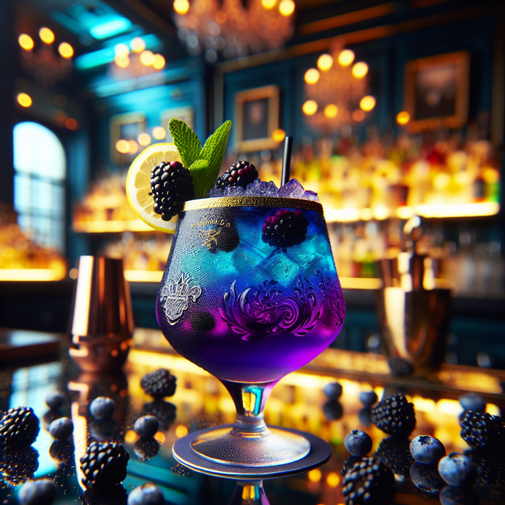 Panther's Pride Punch, Refreshing Panther-themed cocktail for game day