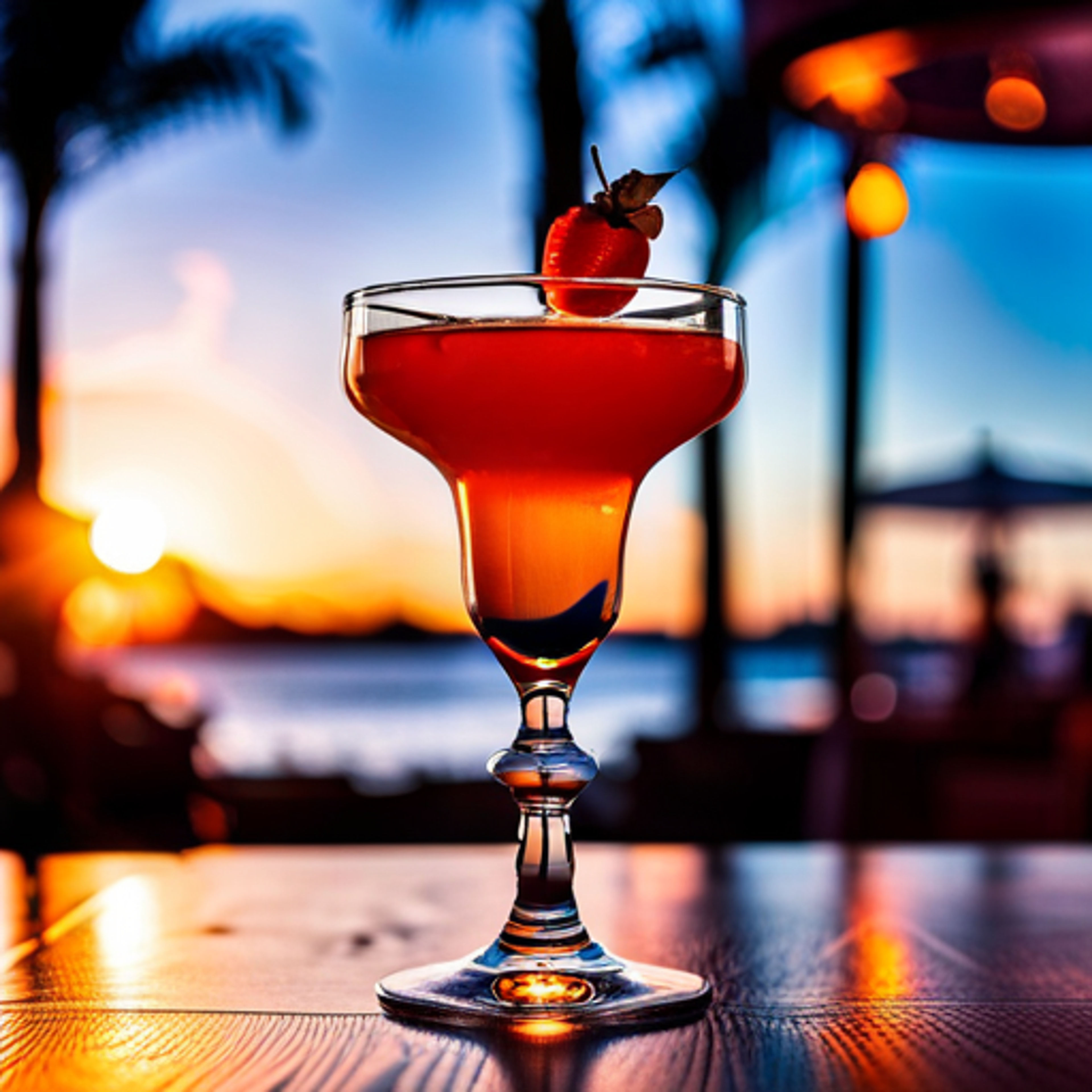 Peach Sunset Serenade, Peach Sunset Serenade cocktail encapsulating ...