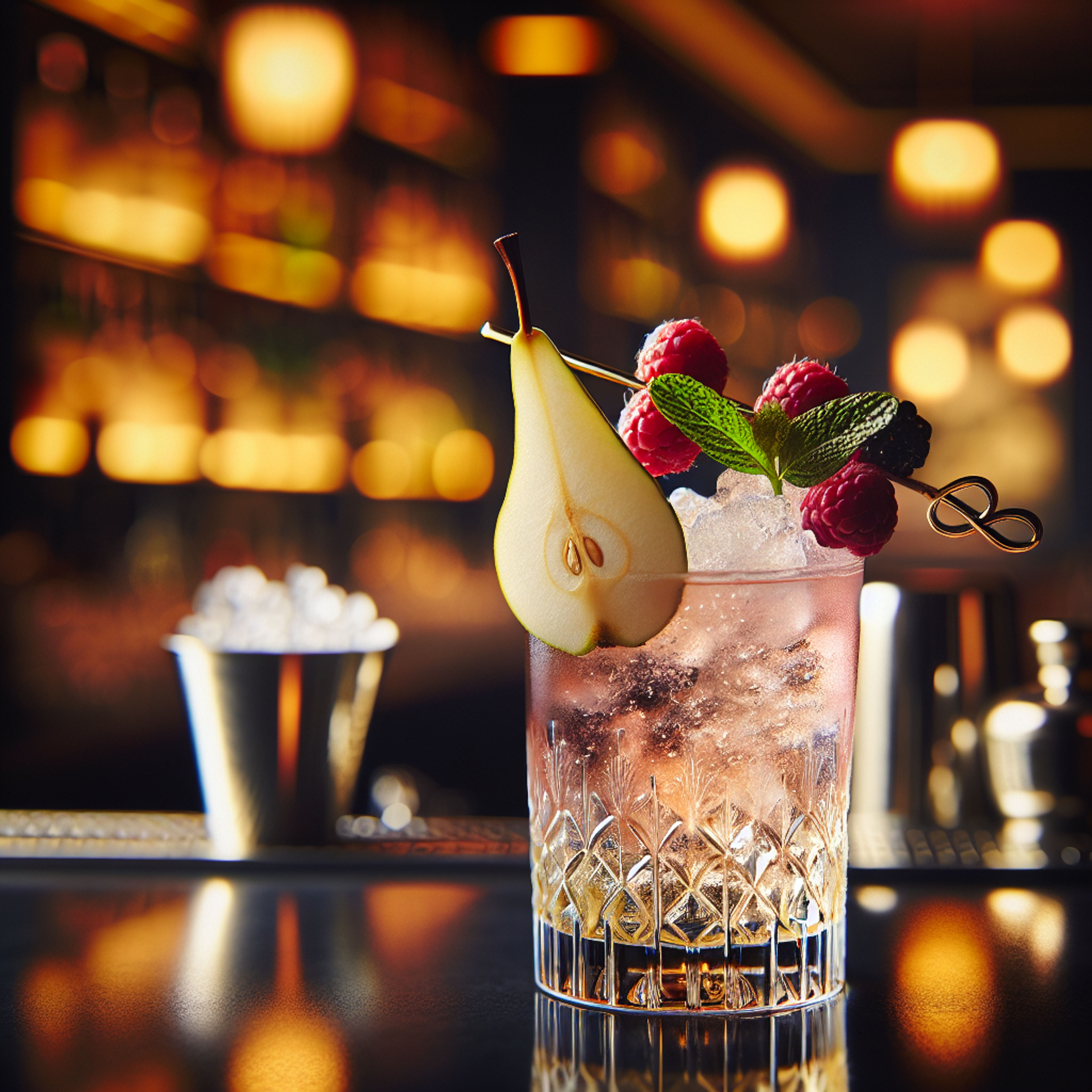 Pearberry Twilight, Enchanting Pearberry Twilight cocktail with gin ...