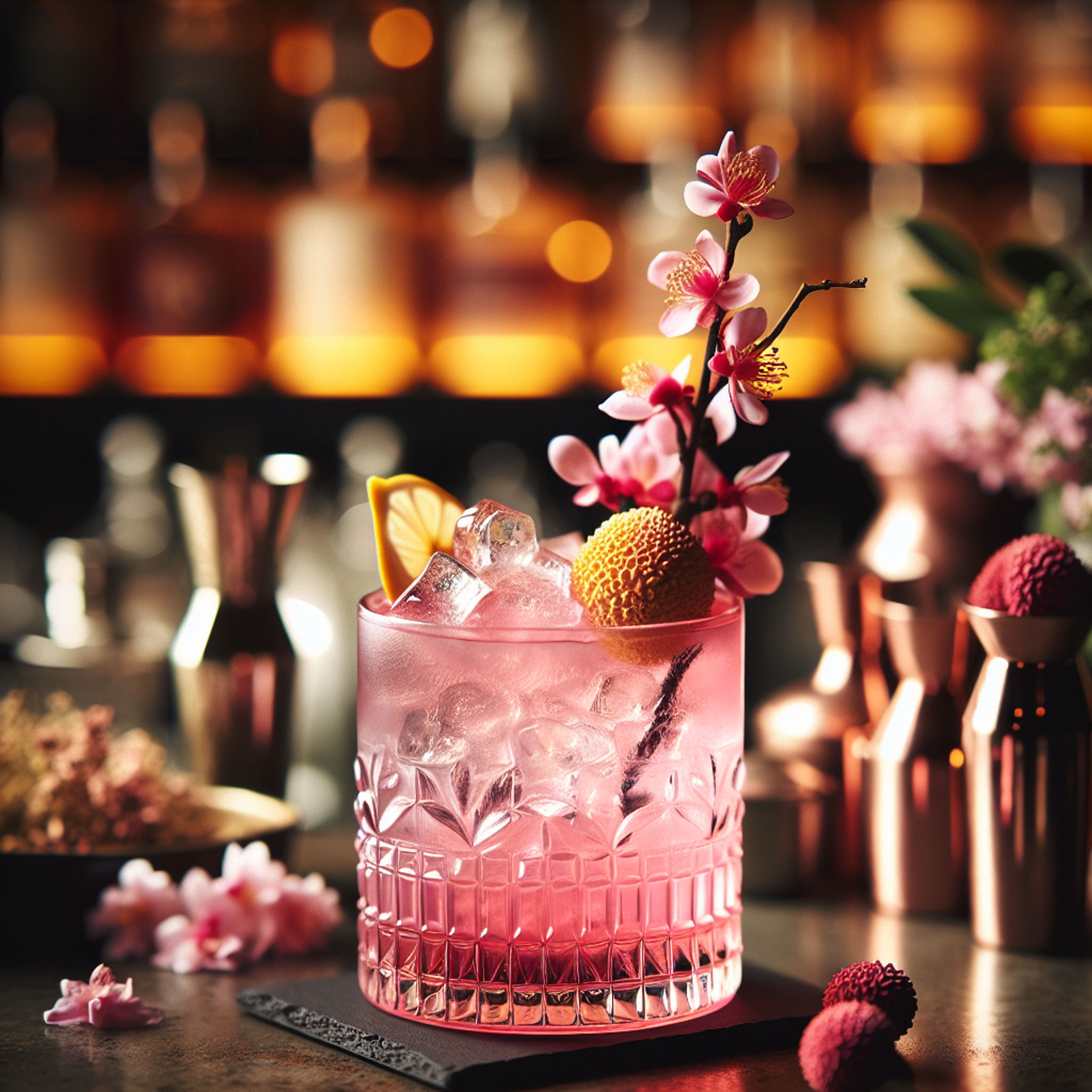 Pink Lychee Blossom, Delight in the refreshing and enchanting flavors